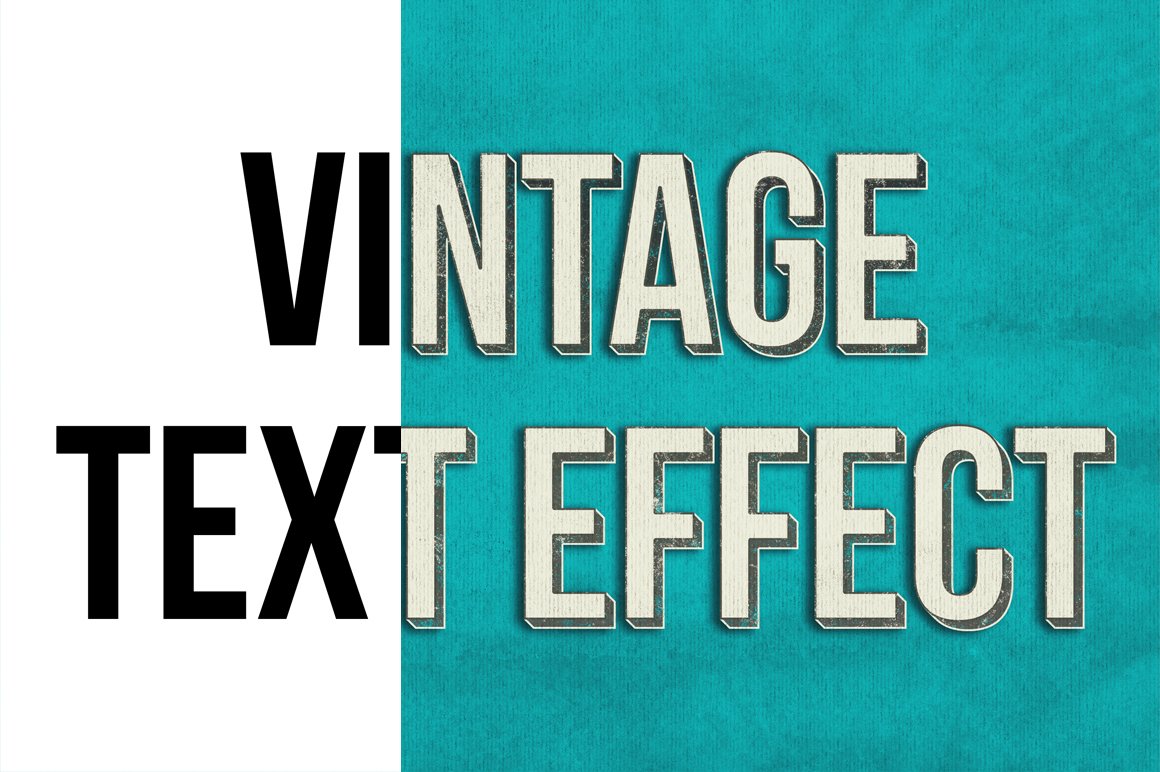 Vintage Text Effect