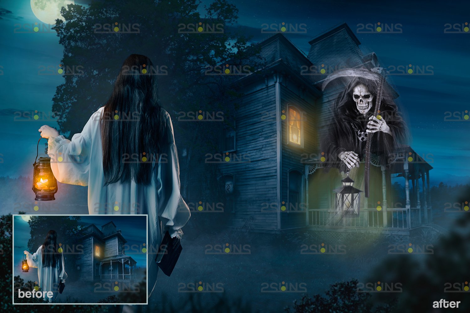 39 Halloween overlay & Ghost Clipart Photoshop overlay (994985 ...