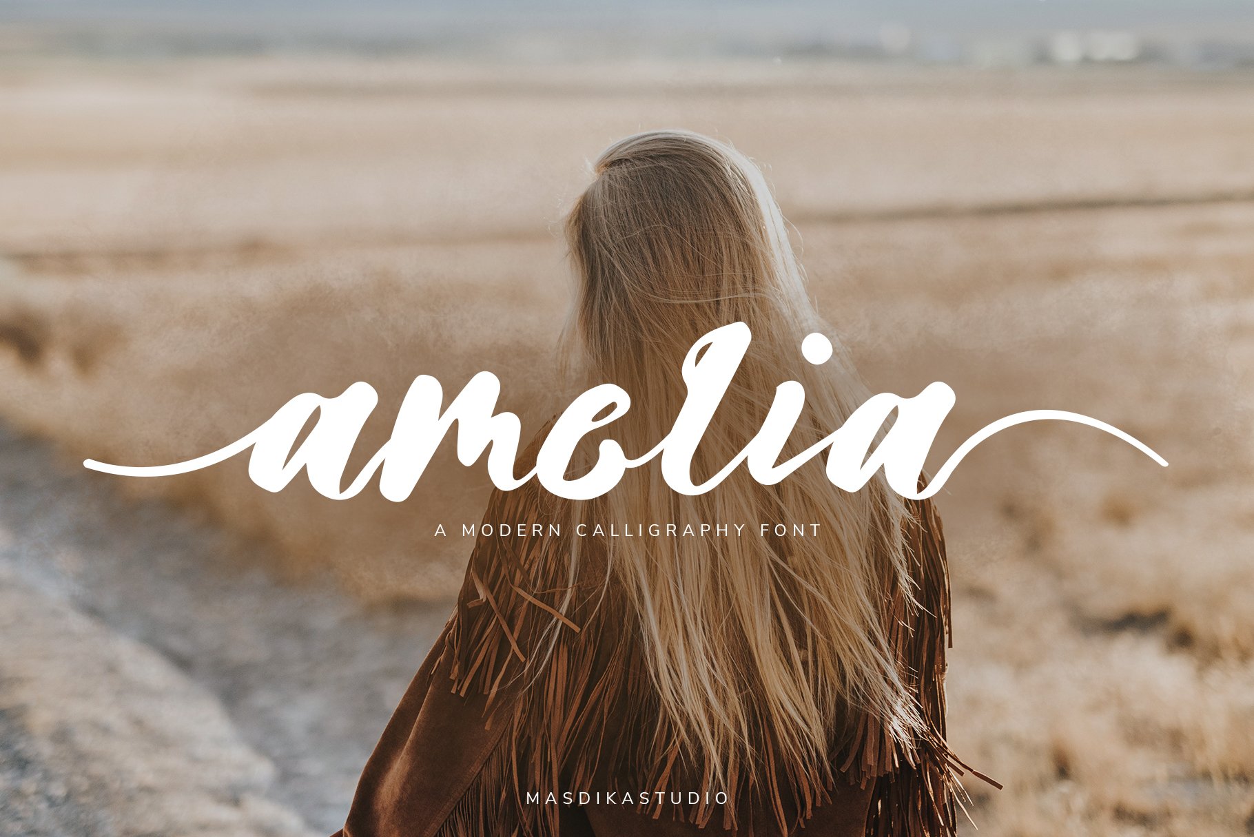 Amelia Modern Calligraphy Font (724083) | Handwritten | Font Bundles