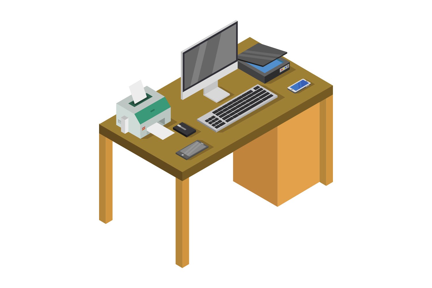 isometric desk (580289)