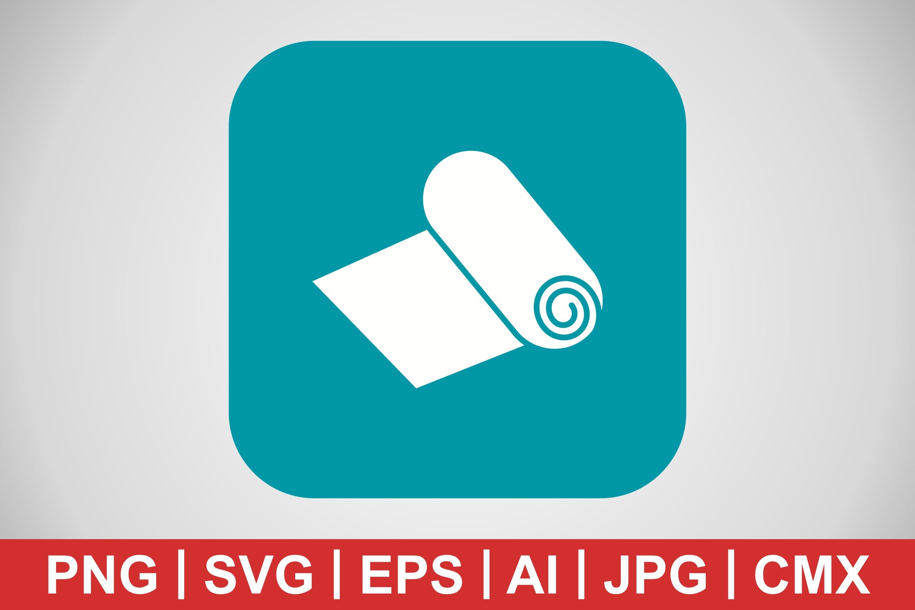 Vector Paper Roll Icon (1061757) | Icons | Design Bundles