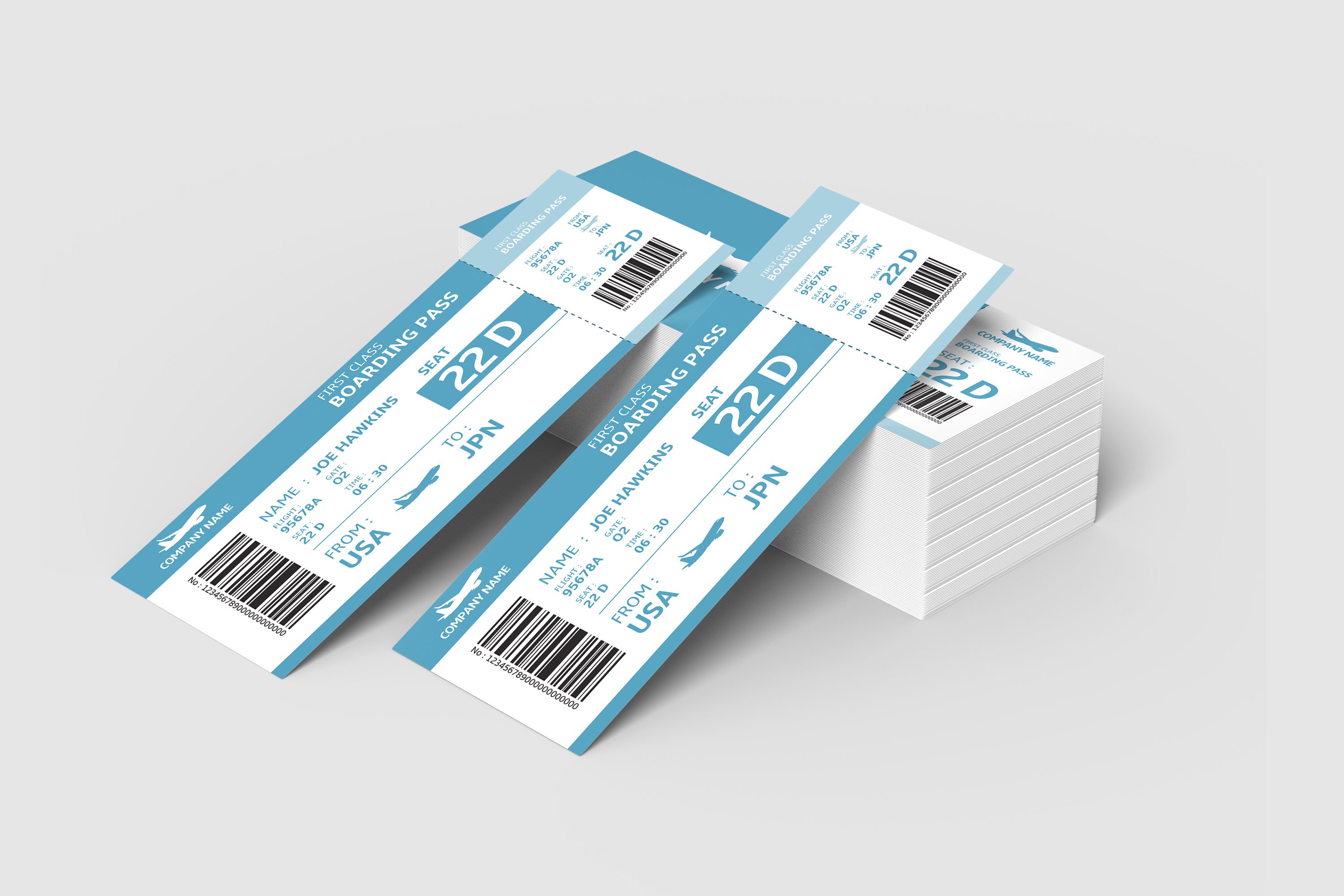 Ticket Mockup (546397) | Objects | Design Bundles