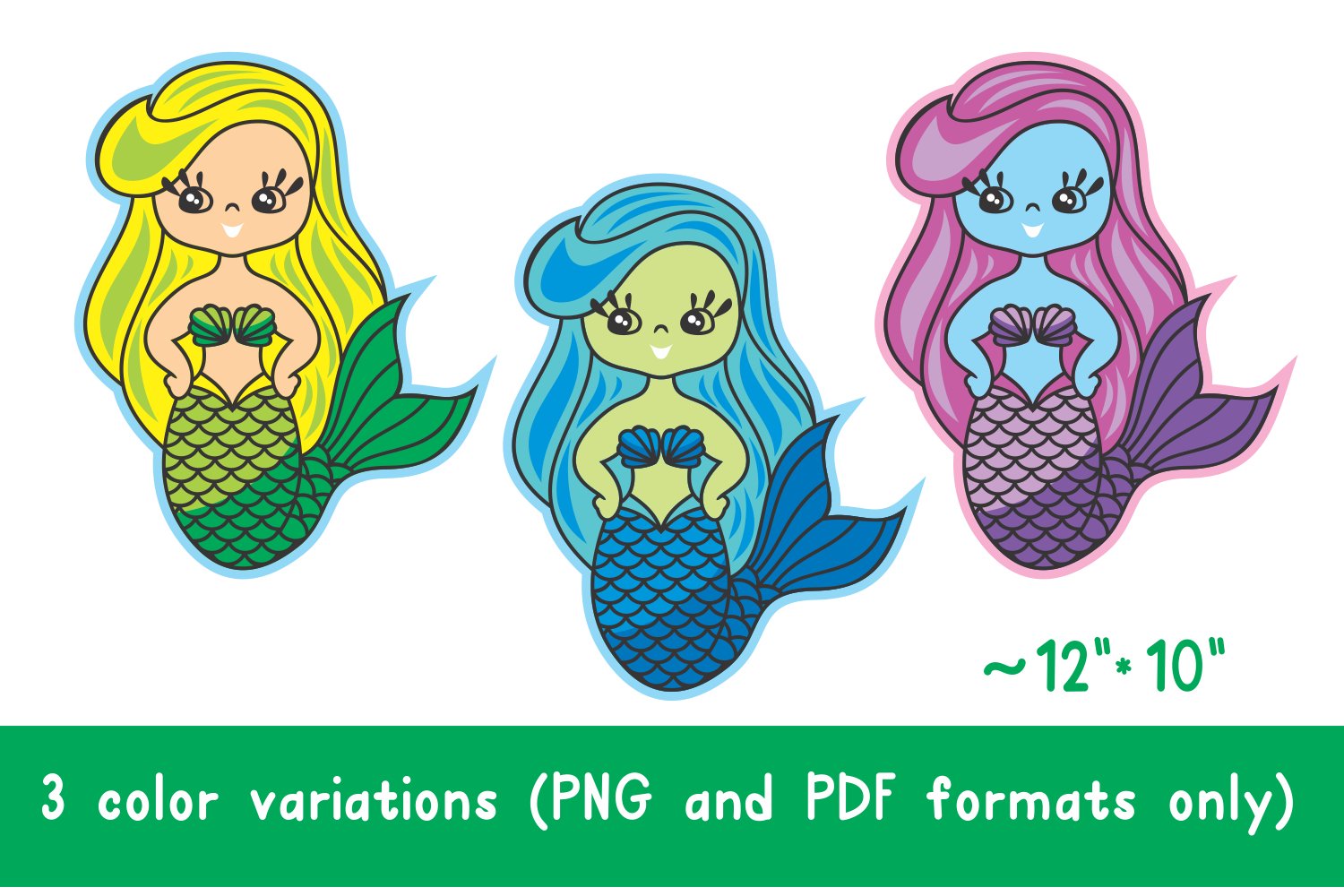 3D Layered Mermaid for Kids. Cut files (575002) | Paper Cutting ...