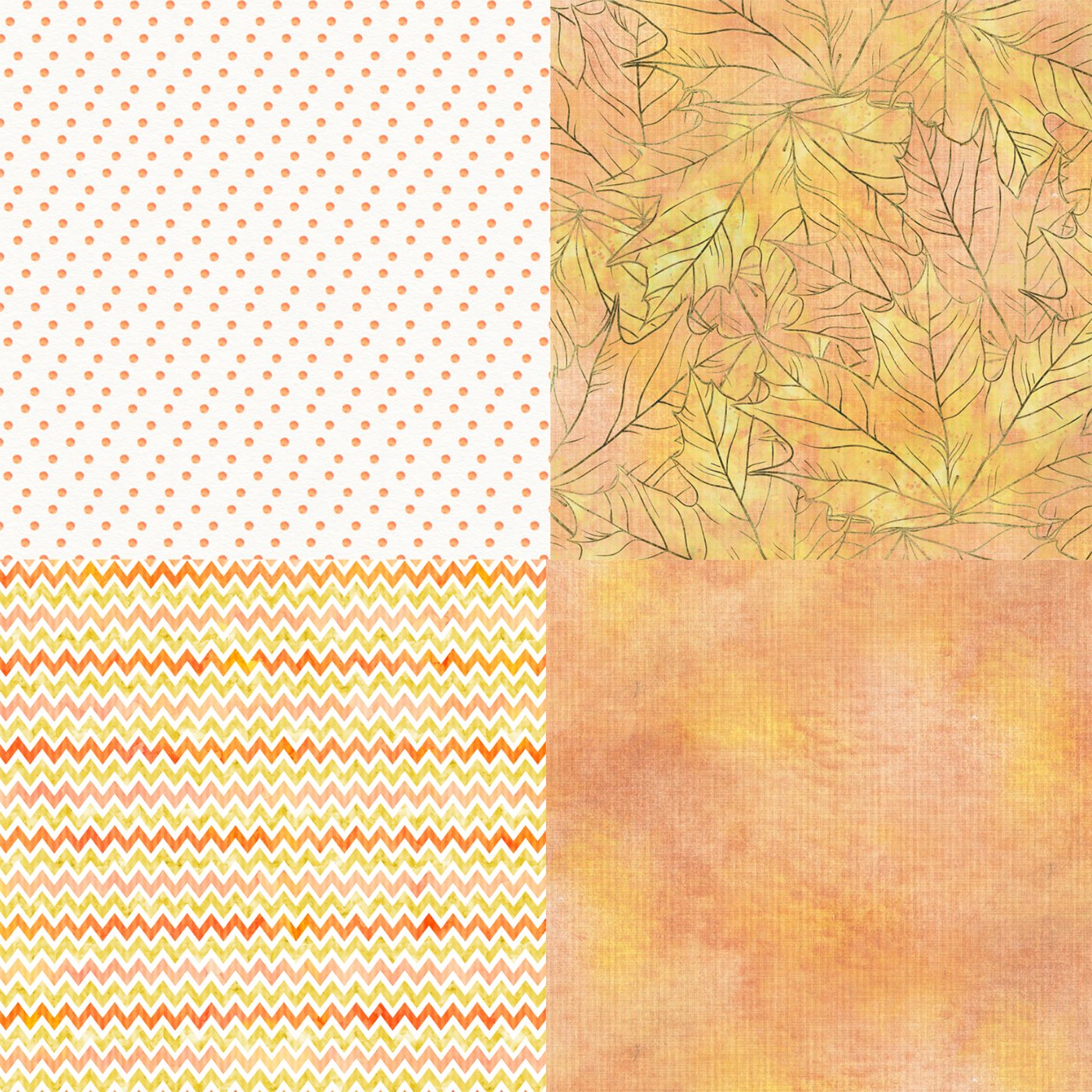 16 Simply Fall - Digital Paper Pack (100954) | Backgrounds | Design Bundles