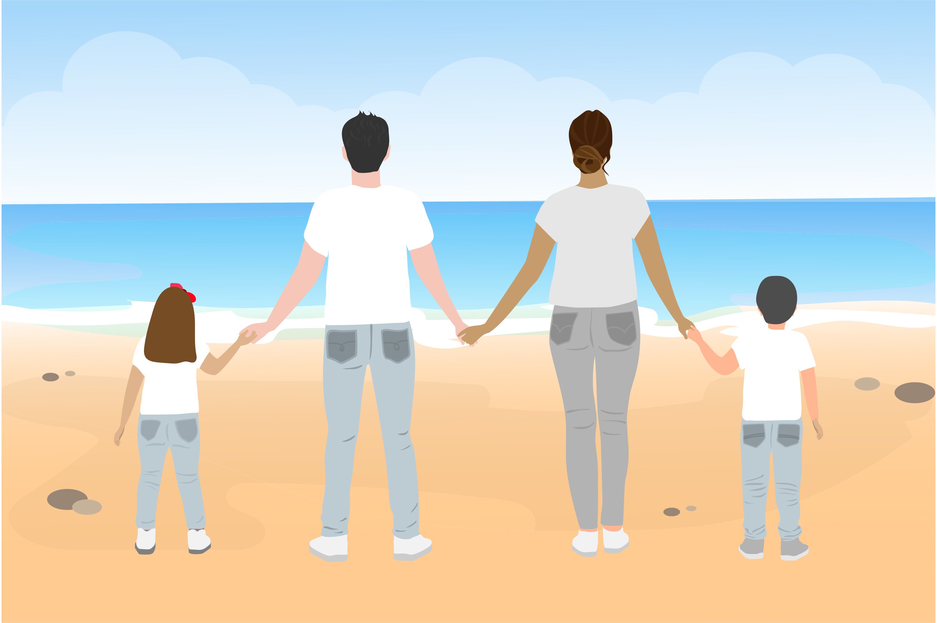 Best friends Family clipart Parents Kids figures selfie (1144750 ...