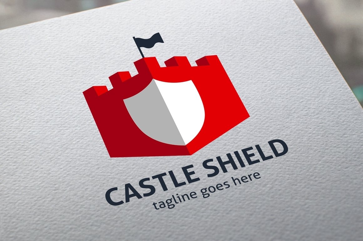 Castle Shield Logo (667109) | Logos | Design Bundles