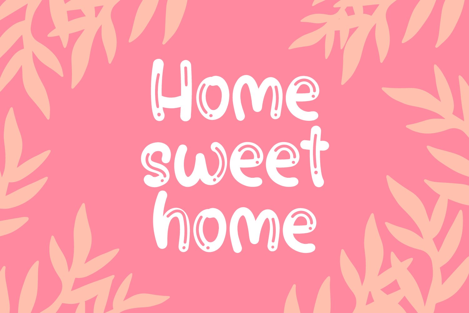 Homesick-Cute Handwritten Font (1092098) | Display | Font Bundles