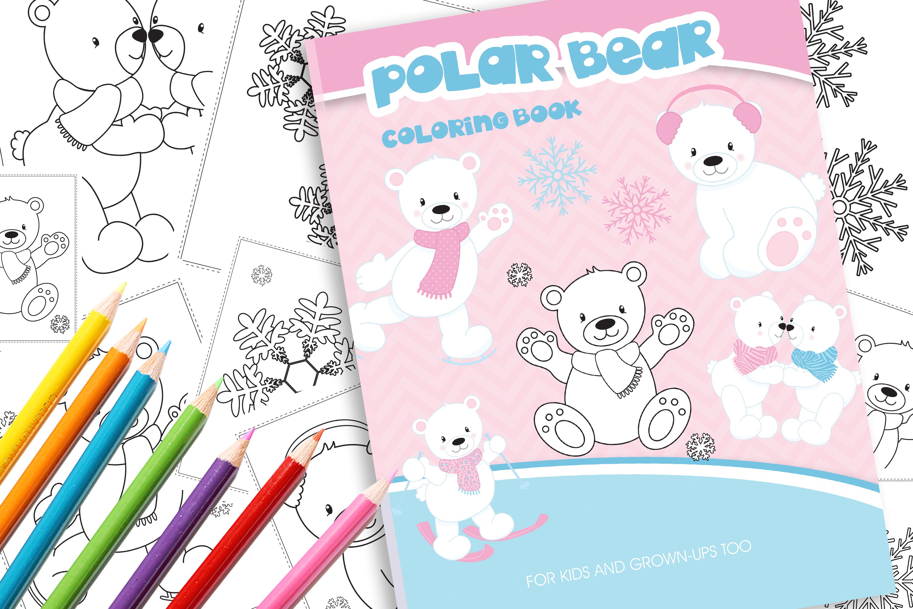 Polar Bear Coloring Book