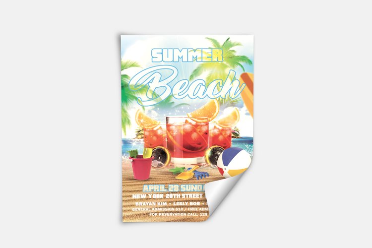 Beach Party Flyer