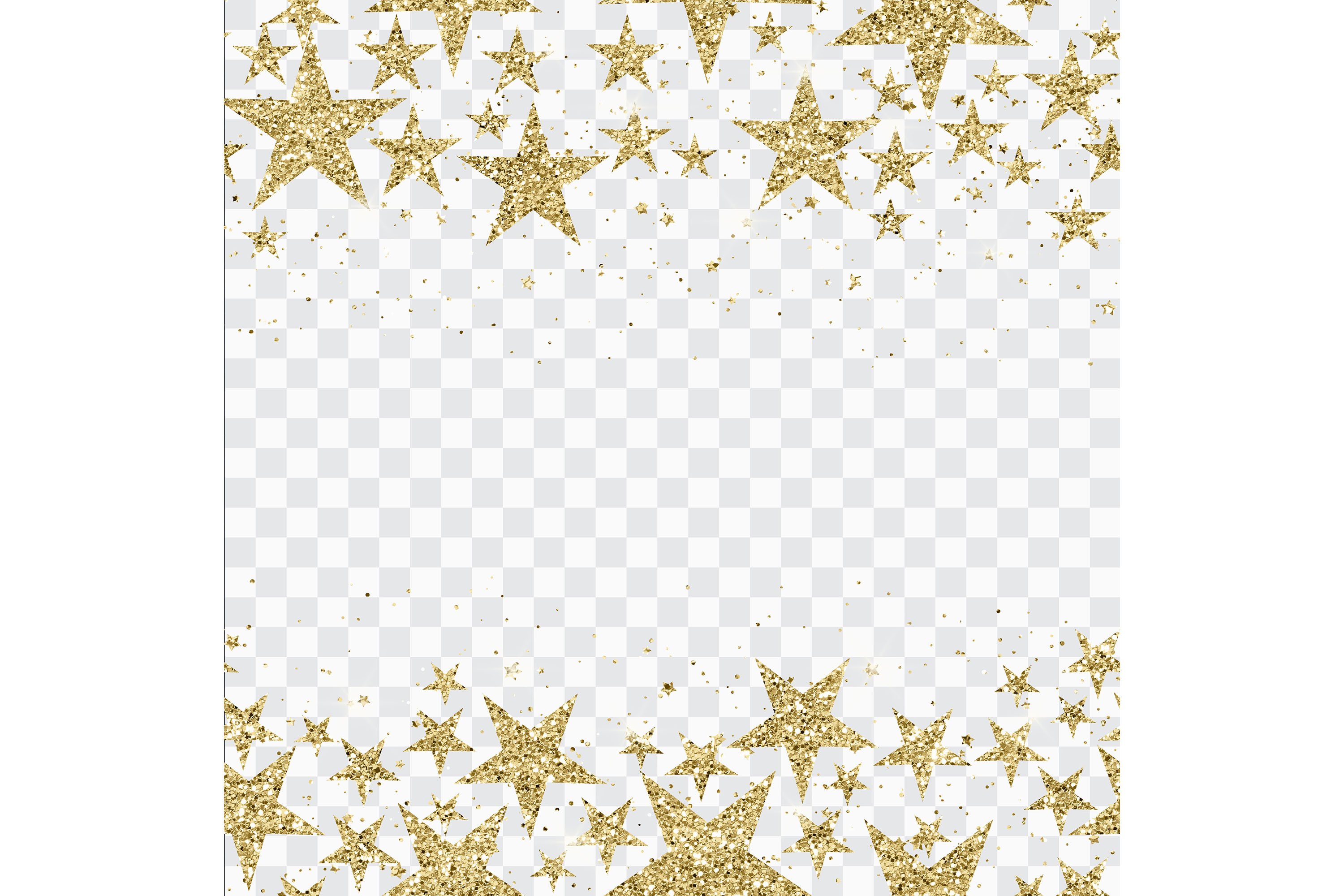 16 Seamless Glitter Star Overlay Transparent Images (129501) | Card ...