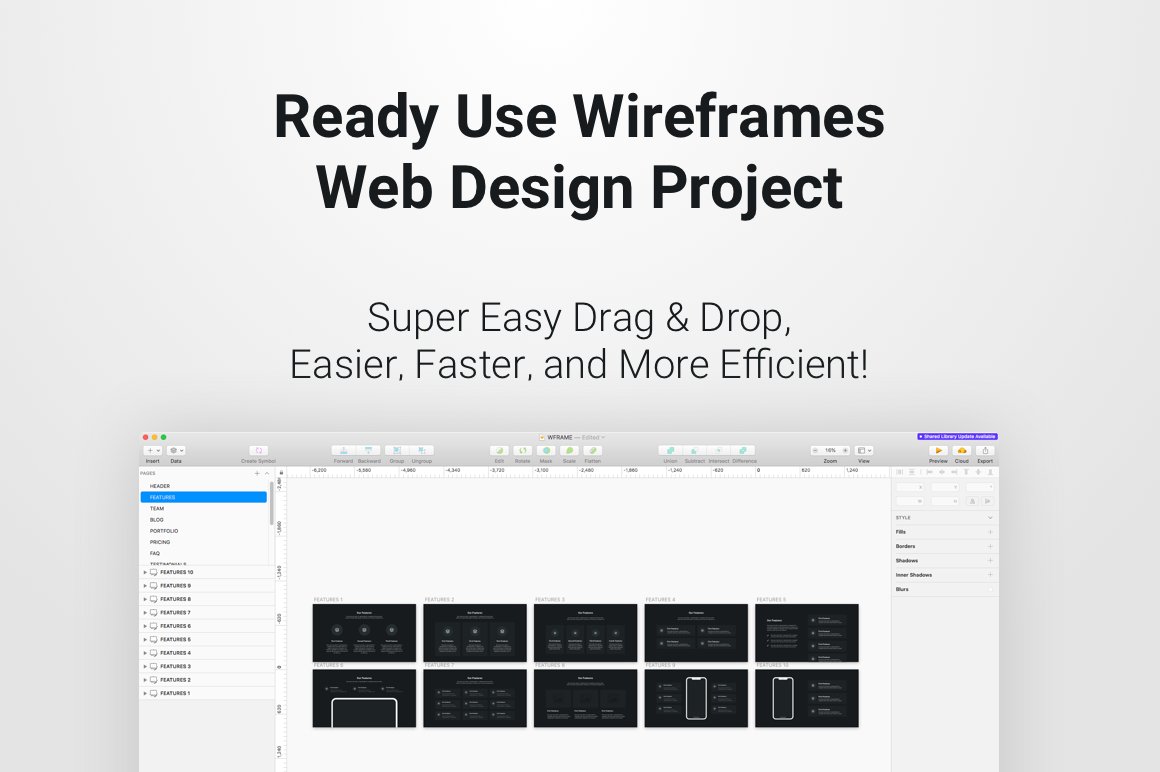 Website Wireframe (633829) | Wireframe Kits | Design Bundles