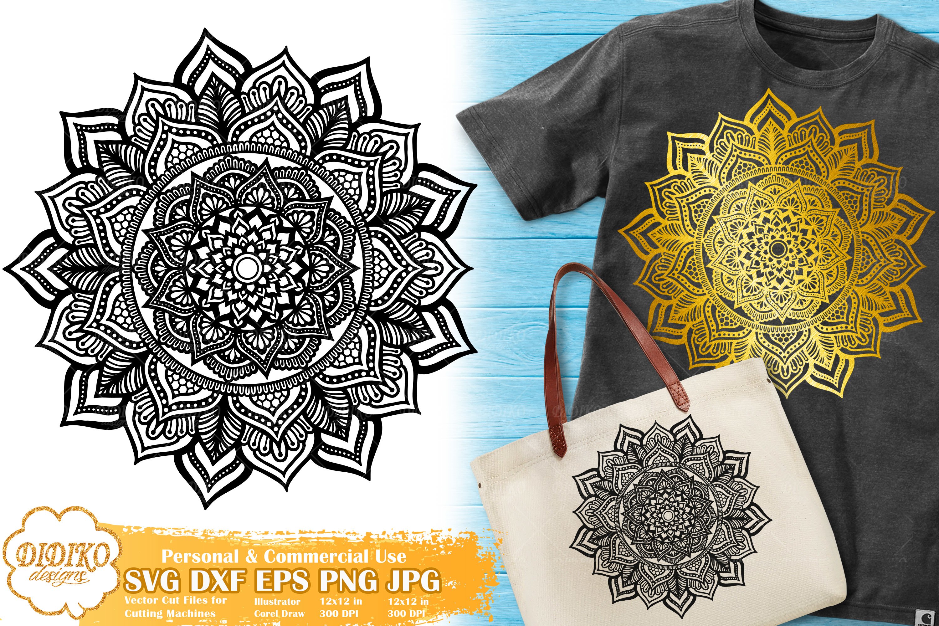 Mandala SVG | Flower Mandala SVG for Cricut | Silhouette SVG (562321 ...