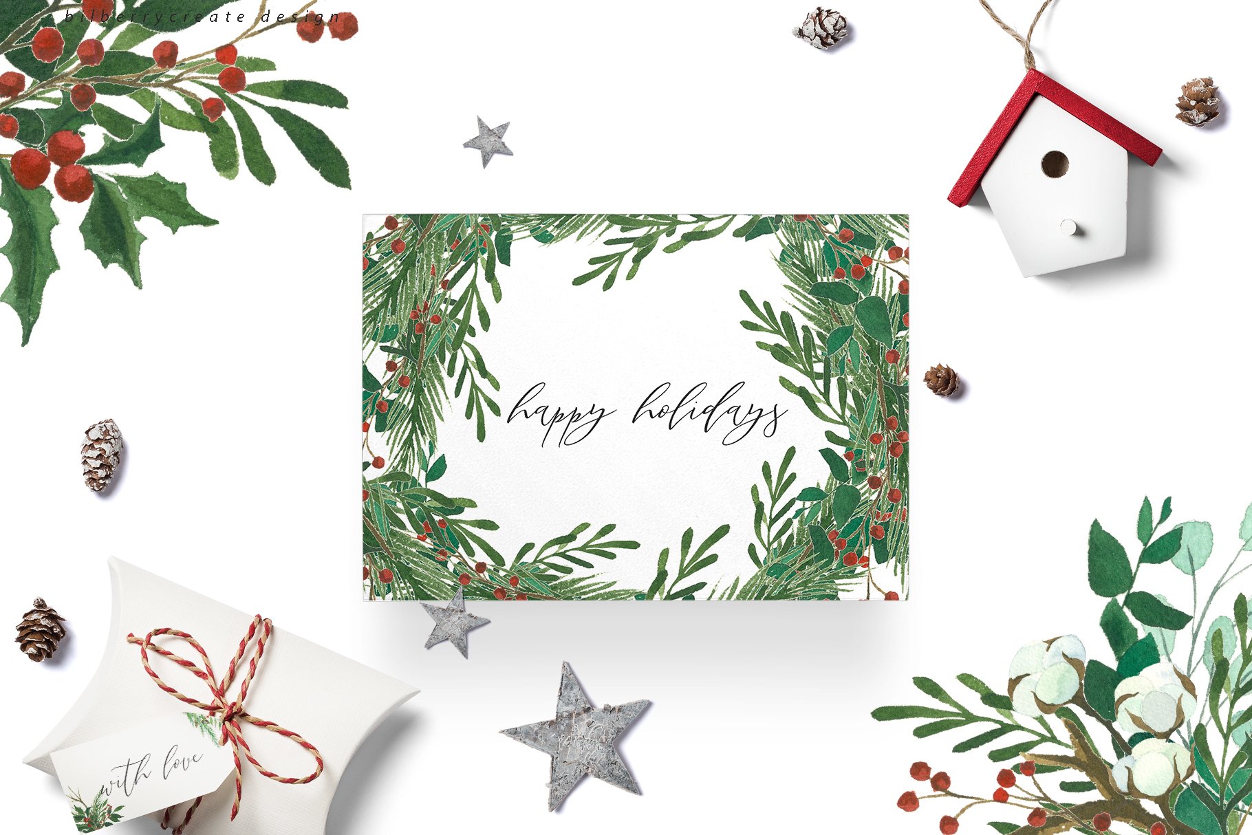 Winter Joyful (390571) | Illustrations | Design Bundles