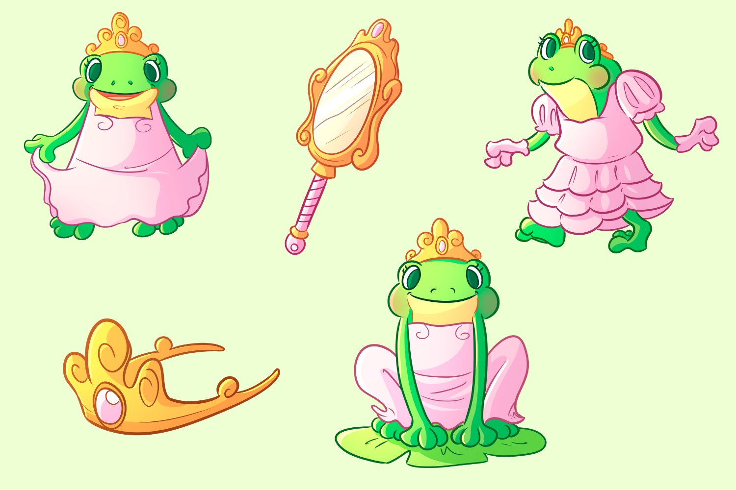 Frog Princess Illustrations