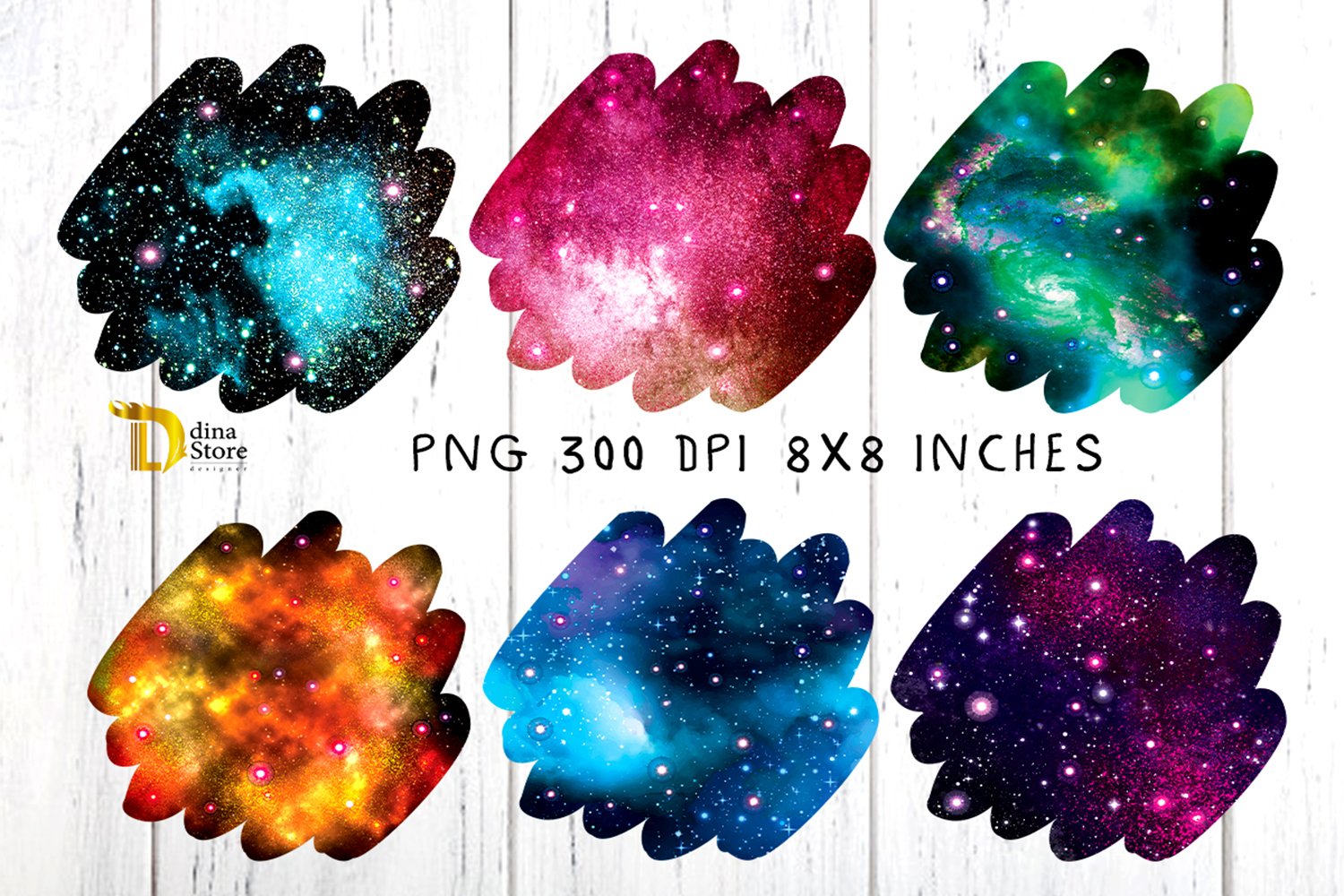 Sublimation Galaxy Uneven Edges Backgrounds (948435) | Sublimation ...