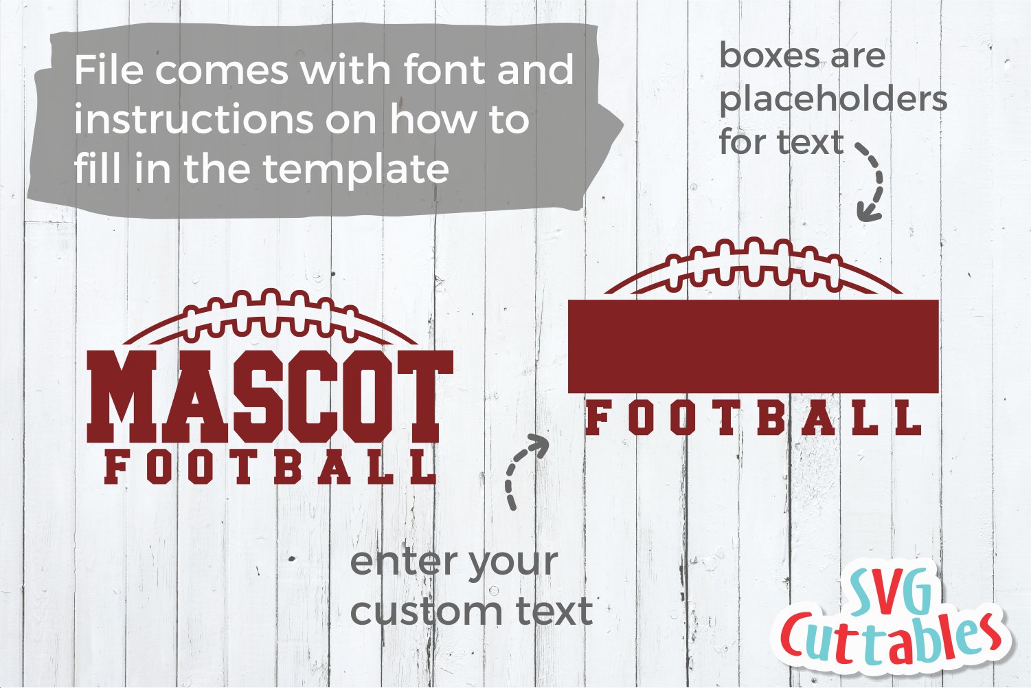 Football SVG | Football Template 008 | Shirt Design (121613) | Cut ...