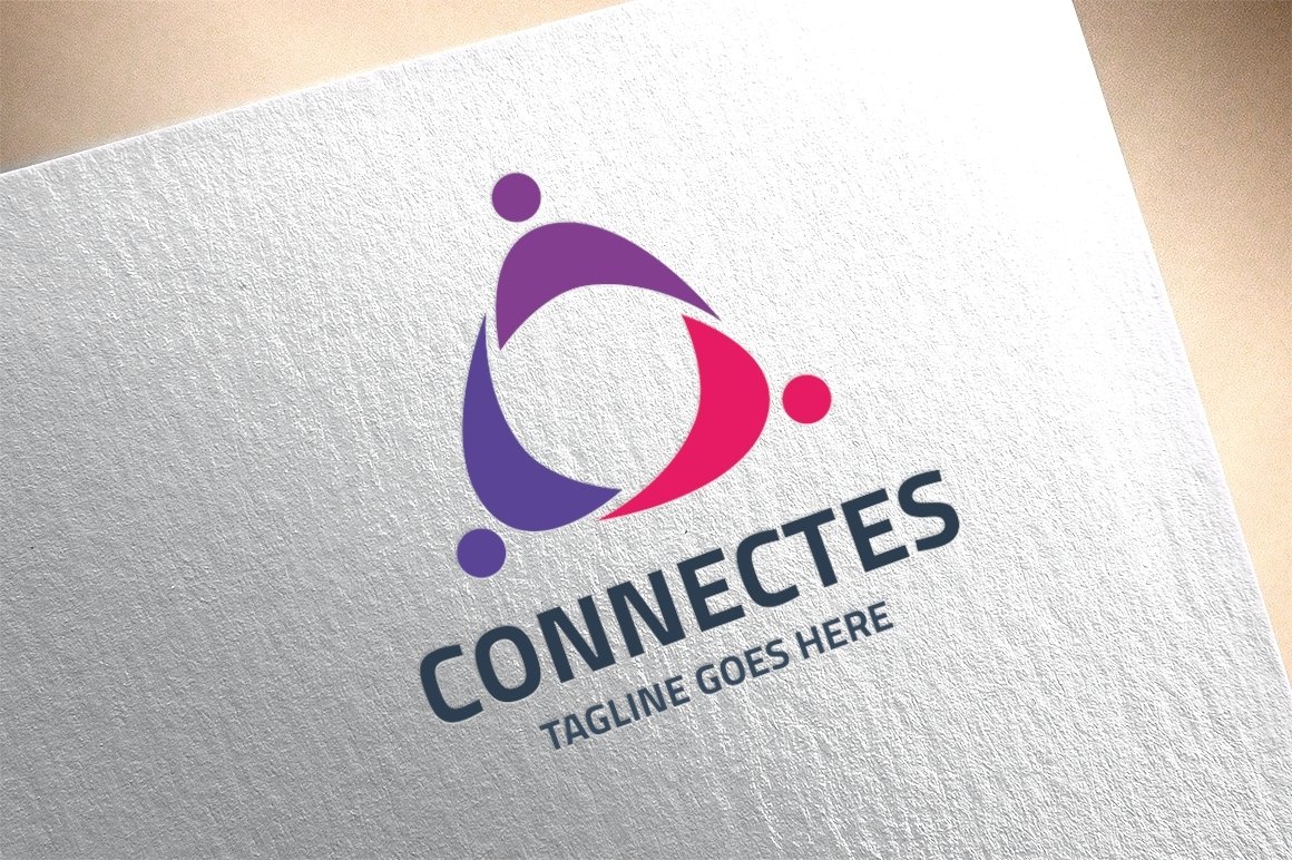 Connecties Logo (676015) | Logos | Design Bundles