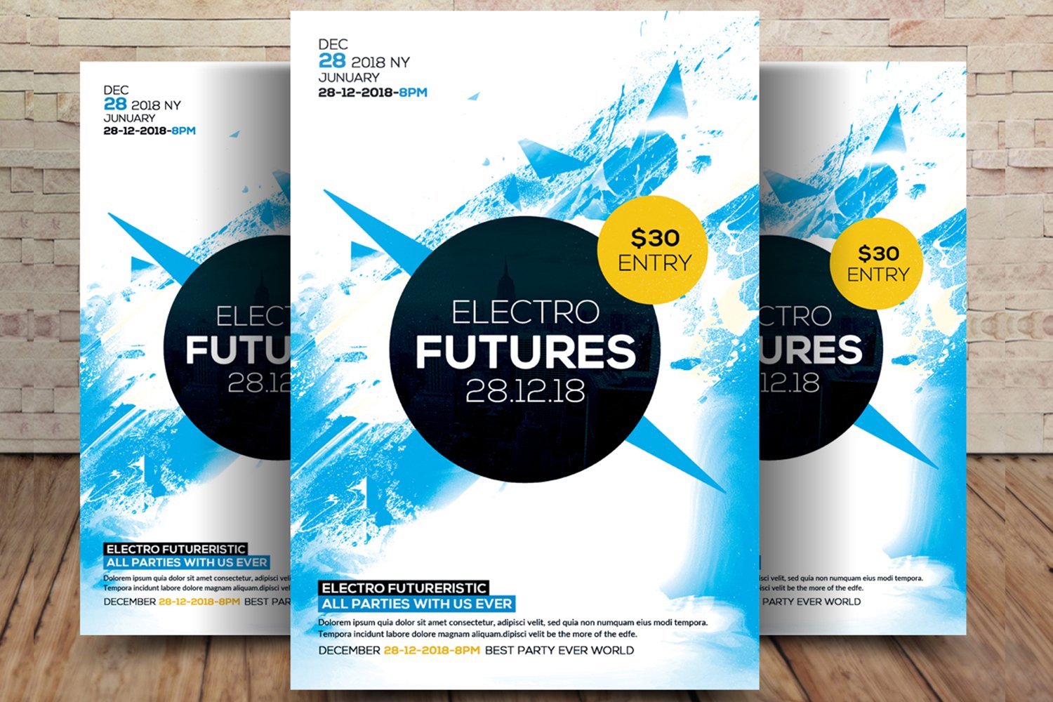 Electro Future Flyer Psd (488904)