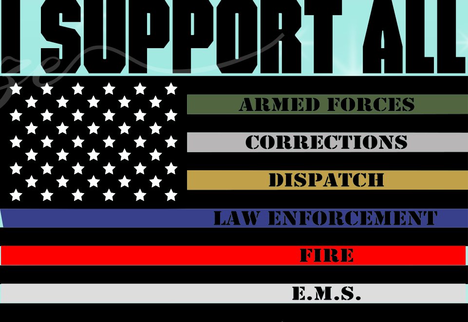 I Support All USA Flag SVG DXF Files for Cricut Silhouette (105440 ...