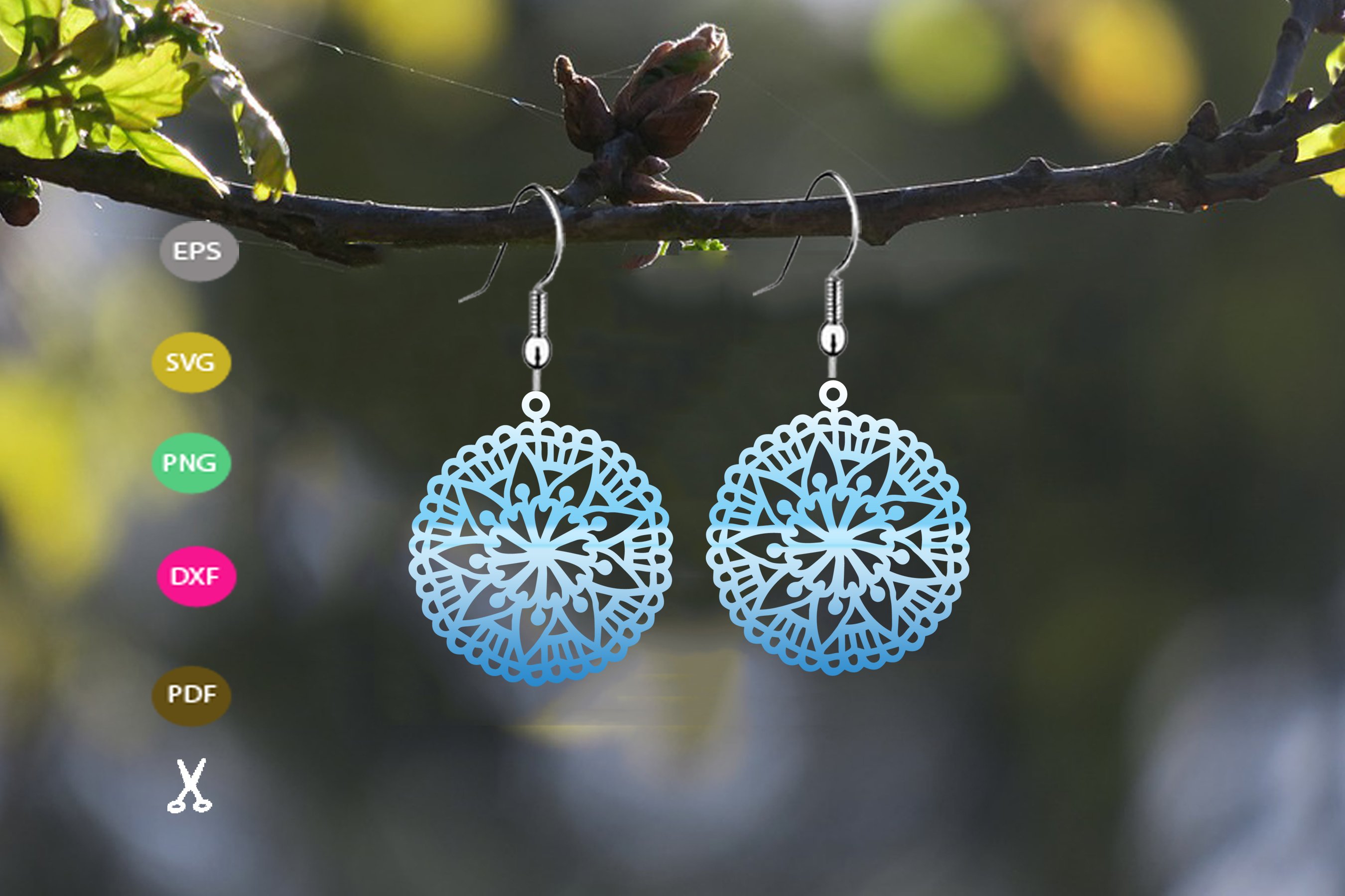 Earrings SVG,earrings template earrings cut file, earrings (556741 ...