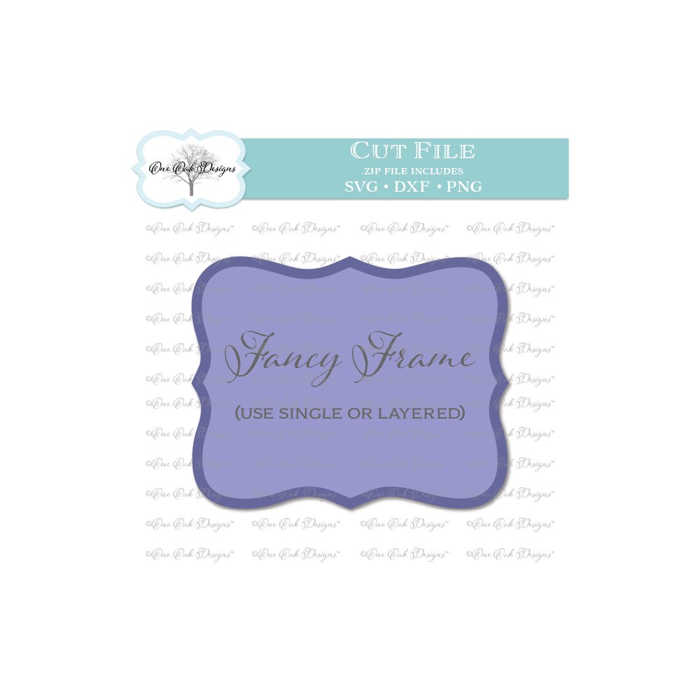 Fancy Frame SVG DXF PNG (64431) | SVGs | Design Bundles