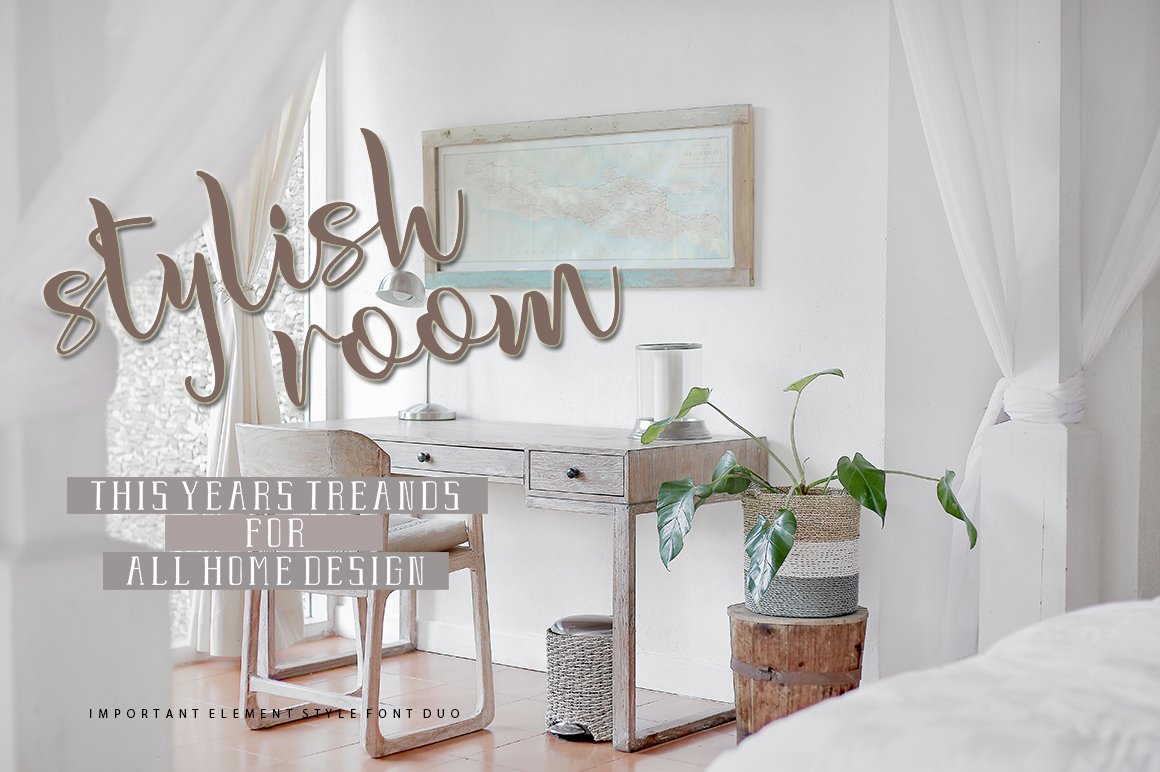 Important Element Font Duo (173506) | Handwritten | Font Bundles