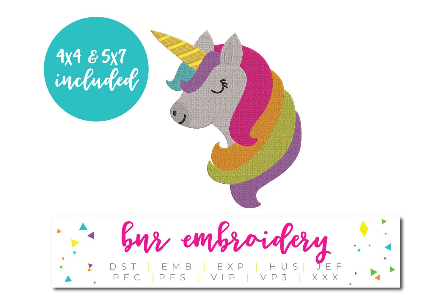 Unicorn Machine Embroidery Design (321202) | Embroidery Designs ...