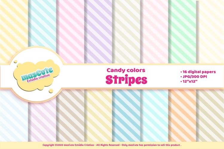 Digital Paper Pack - Stripes (970158) | Patterns | Design Bundles