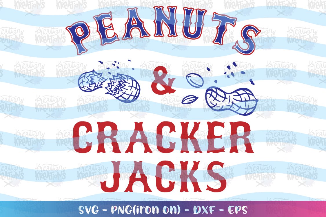 Sports - peanuts and cracker jacks SVG (426073) | SVGs | Design Bundles