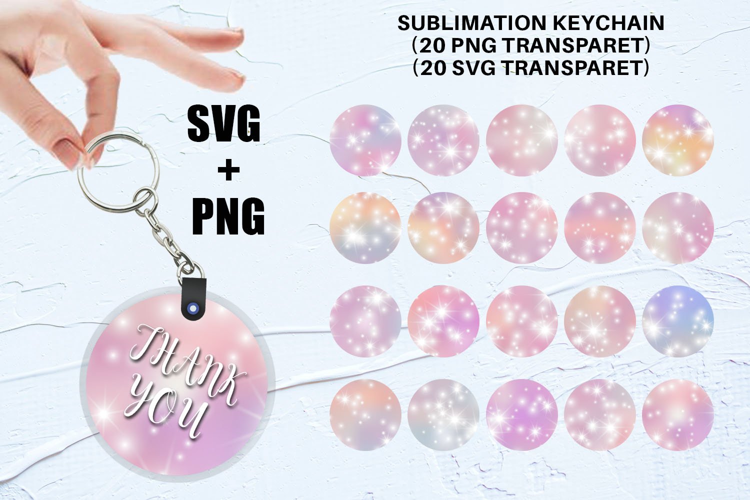 Keychain Sublimation SVG and PNG with light bokeh (1356776 ...