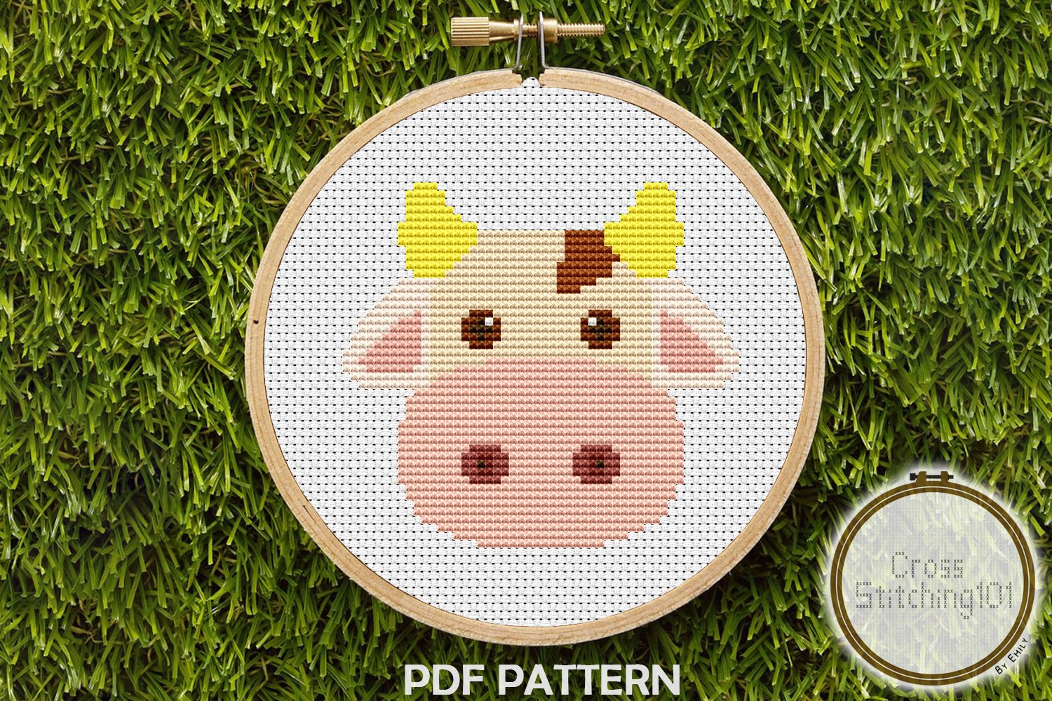 Cow Cross Stitch Pattern