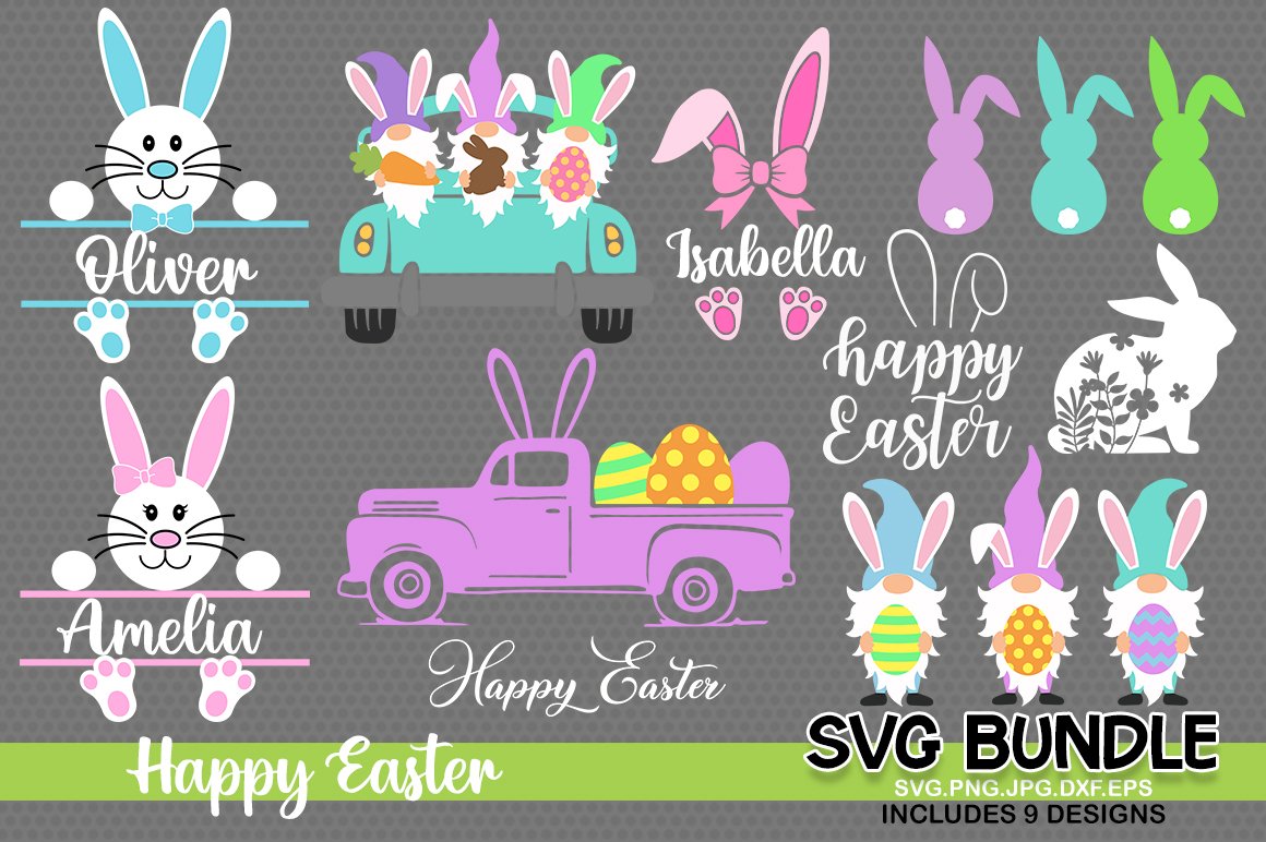 Easter SVG Bundle, Easter svg, easter bunny eggs svg (1205033) | Cut ...