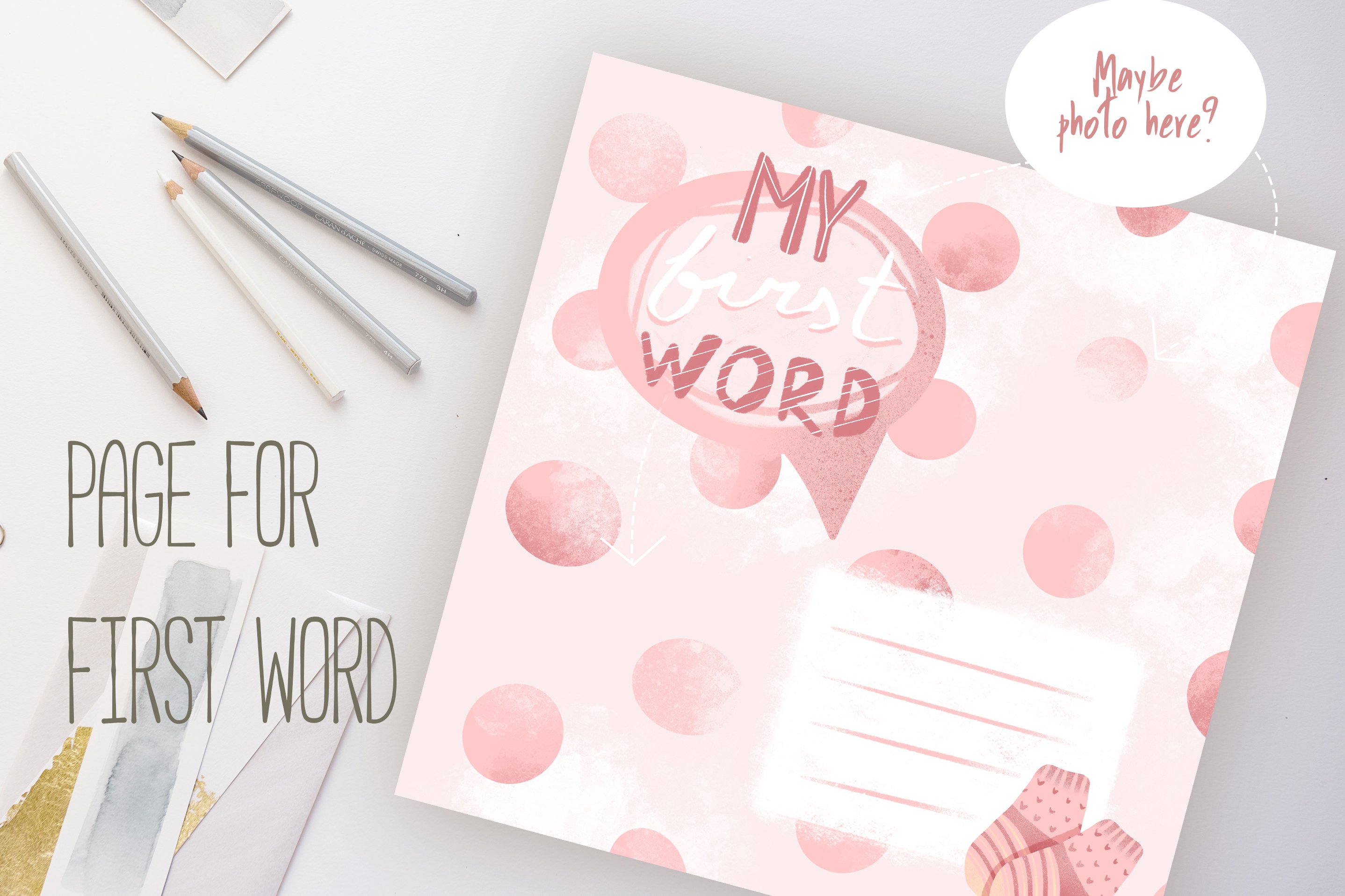 Baby girls paper design for scrapbooking (260203) | Scrapbooking ...