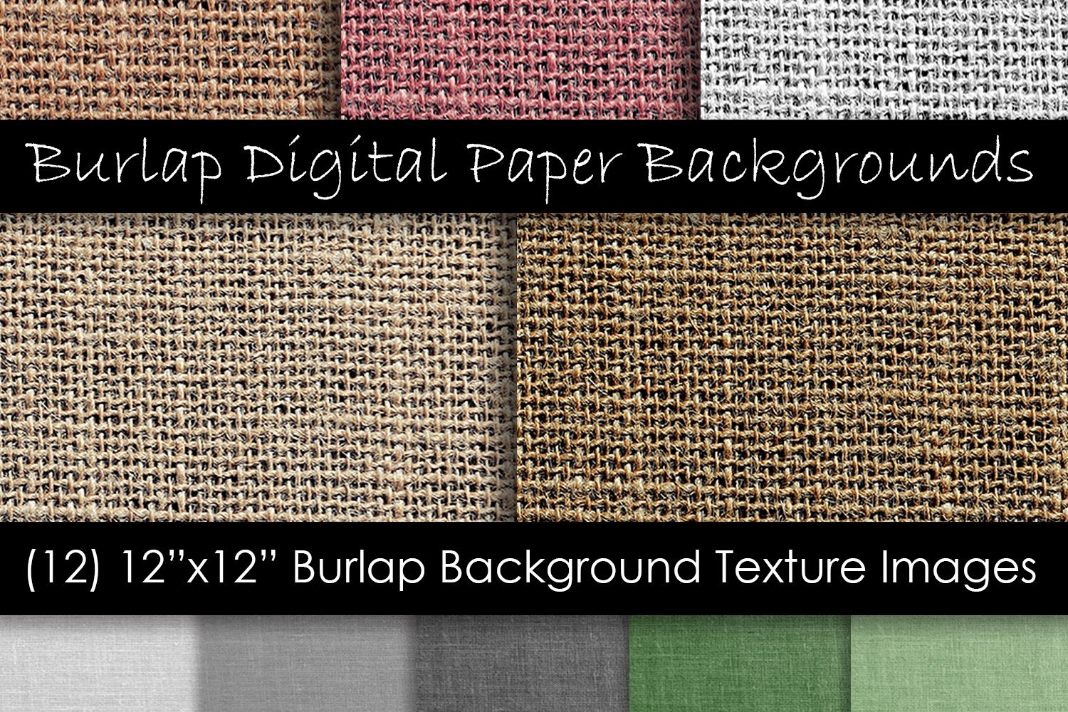 Burlap Background Image