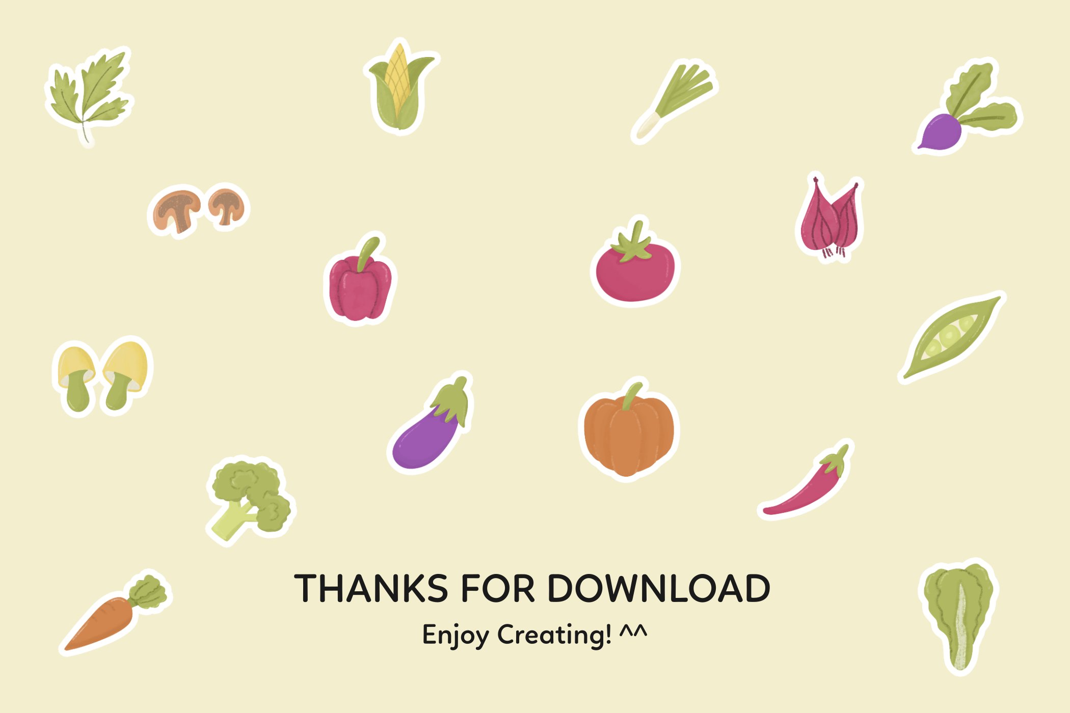 Vegetables Printable Stickers Sheet (940696) | Stickers | Design Bundles