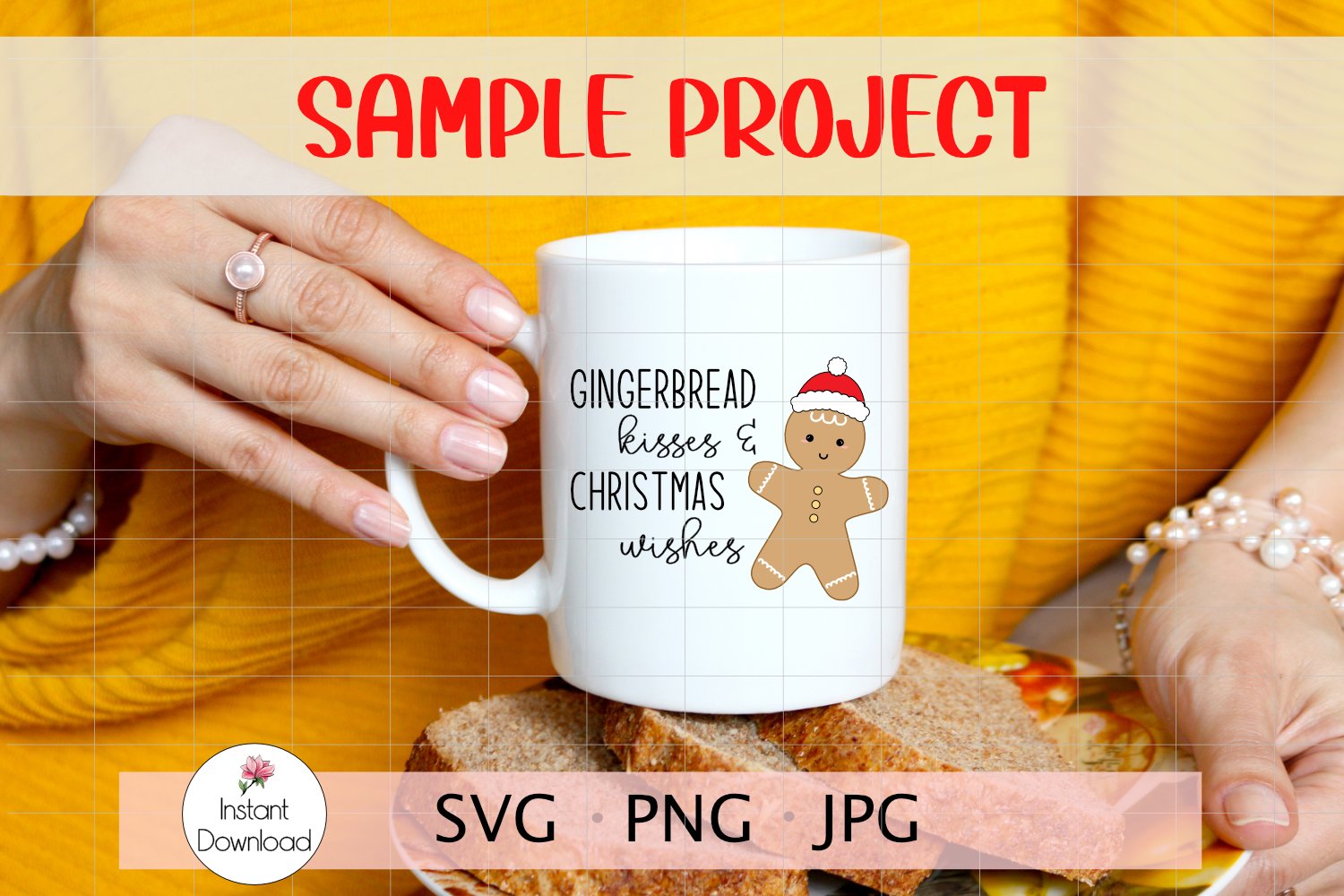 Gingerbread Man SVG, Gingerbread Man Cut File (1036590) | Cut Files ...