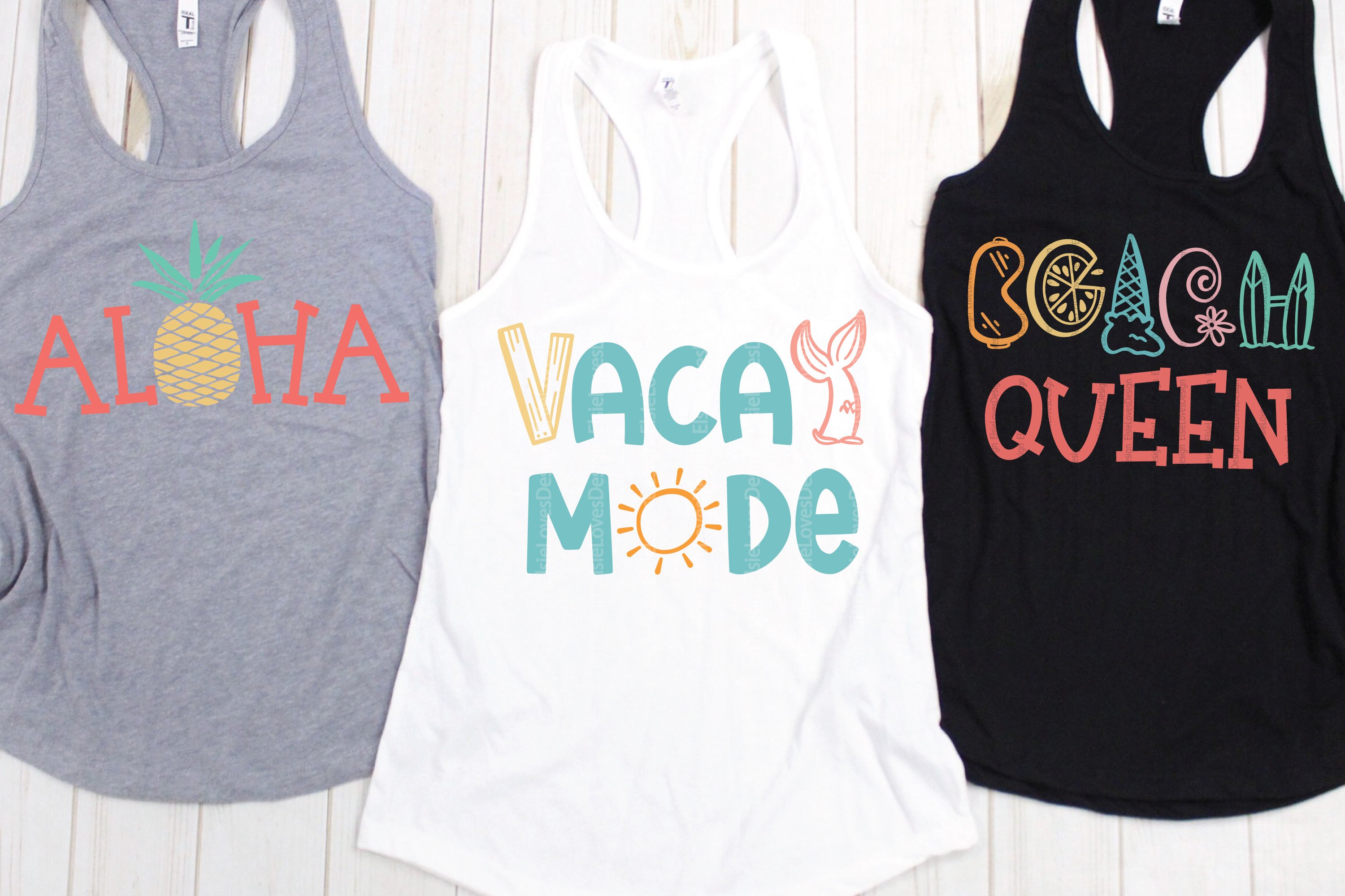 Summer Beach Bundle SVG Cut Files (730806) | Cut Files | Design Bundles