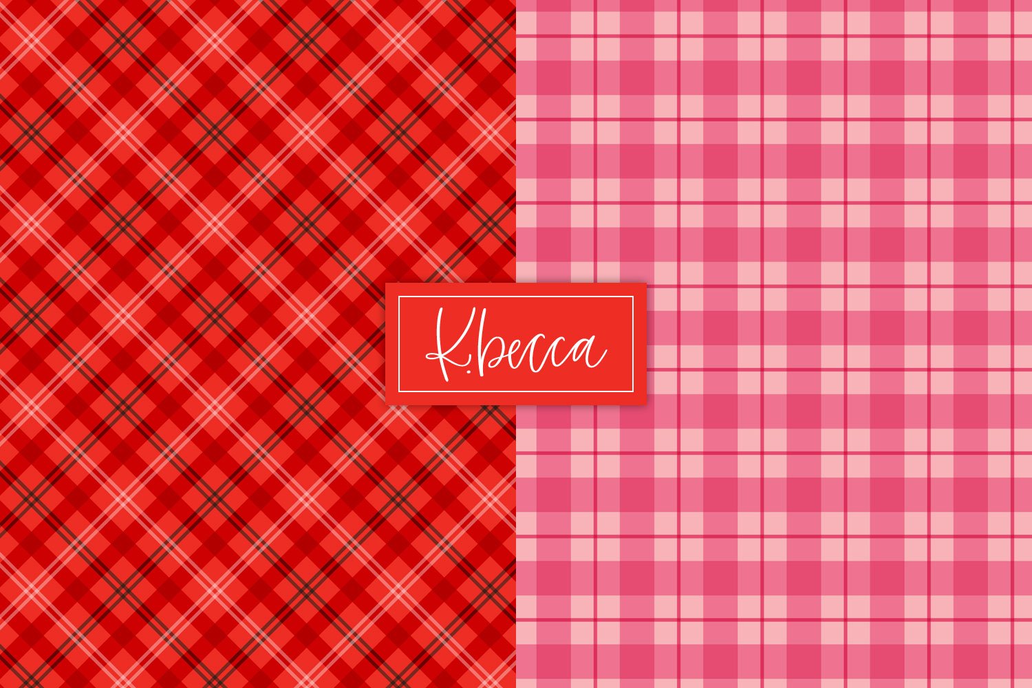 Red & Pink Valentine Plaid Background Patterns Seamless (418005 ...