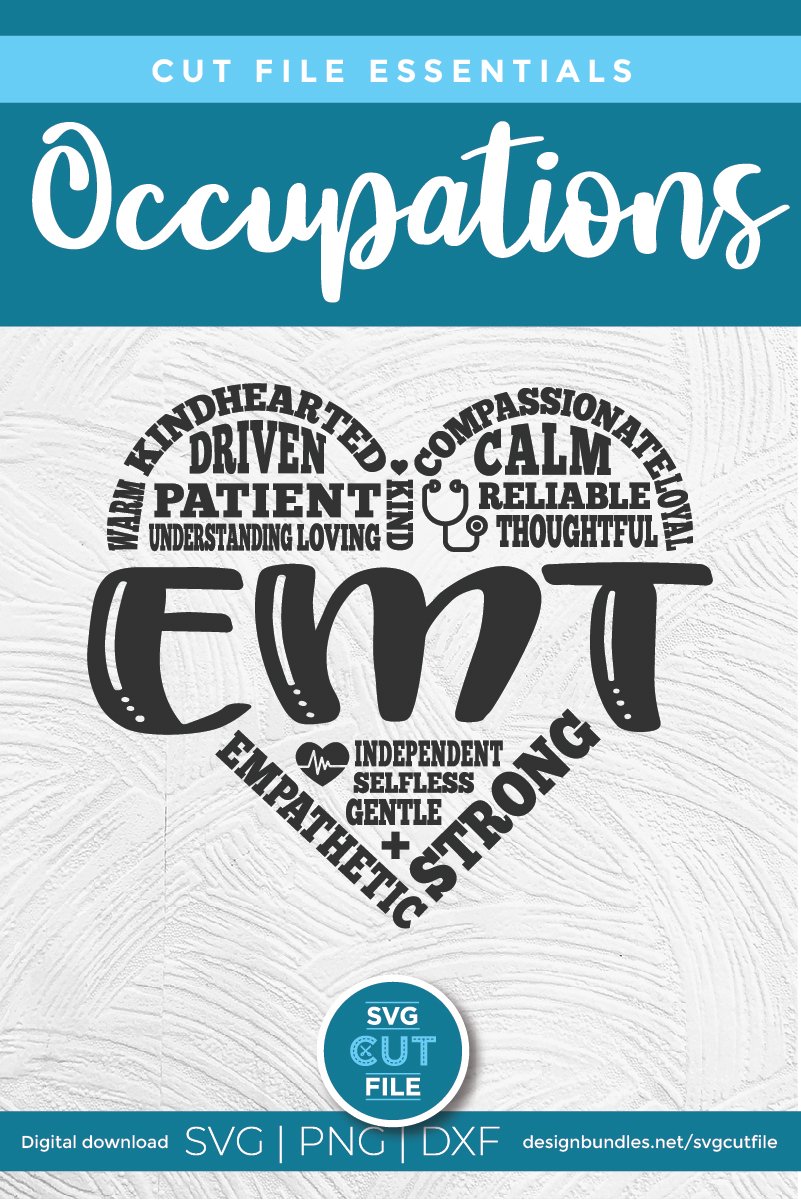 EMT svg - an Emergency Medical Technician or EMS svg (629978) | Cut ...