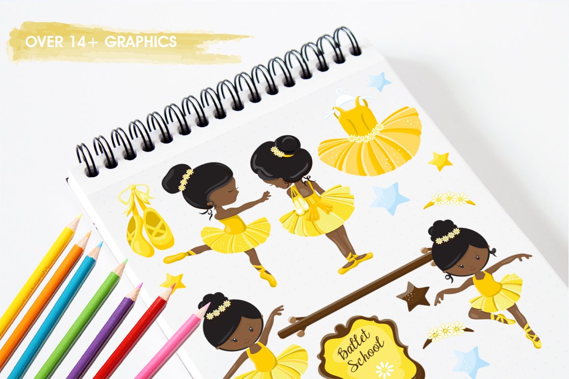 African American Ballerina Girls