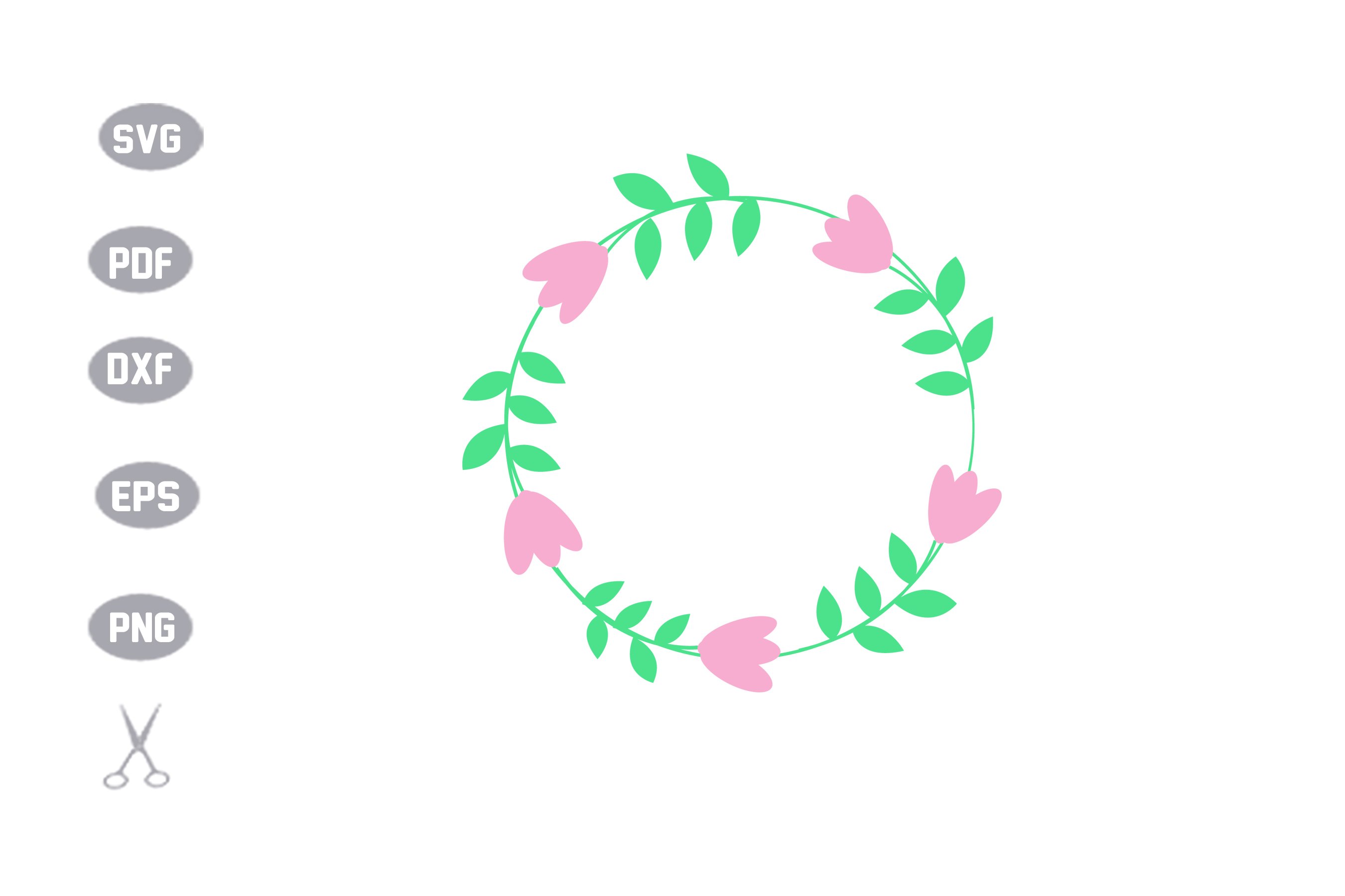 Flower Frame Monogram