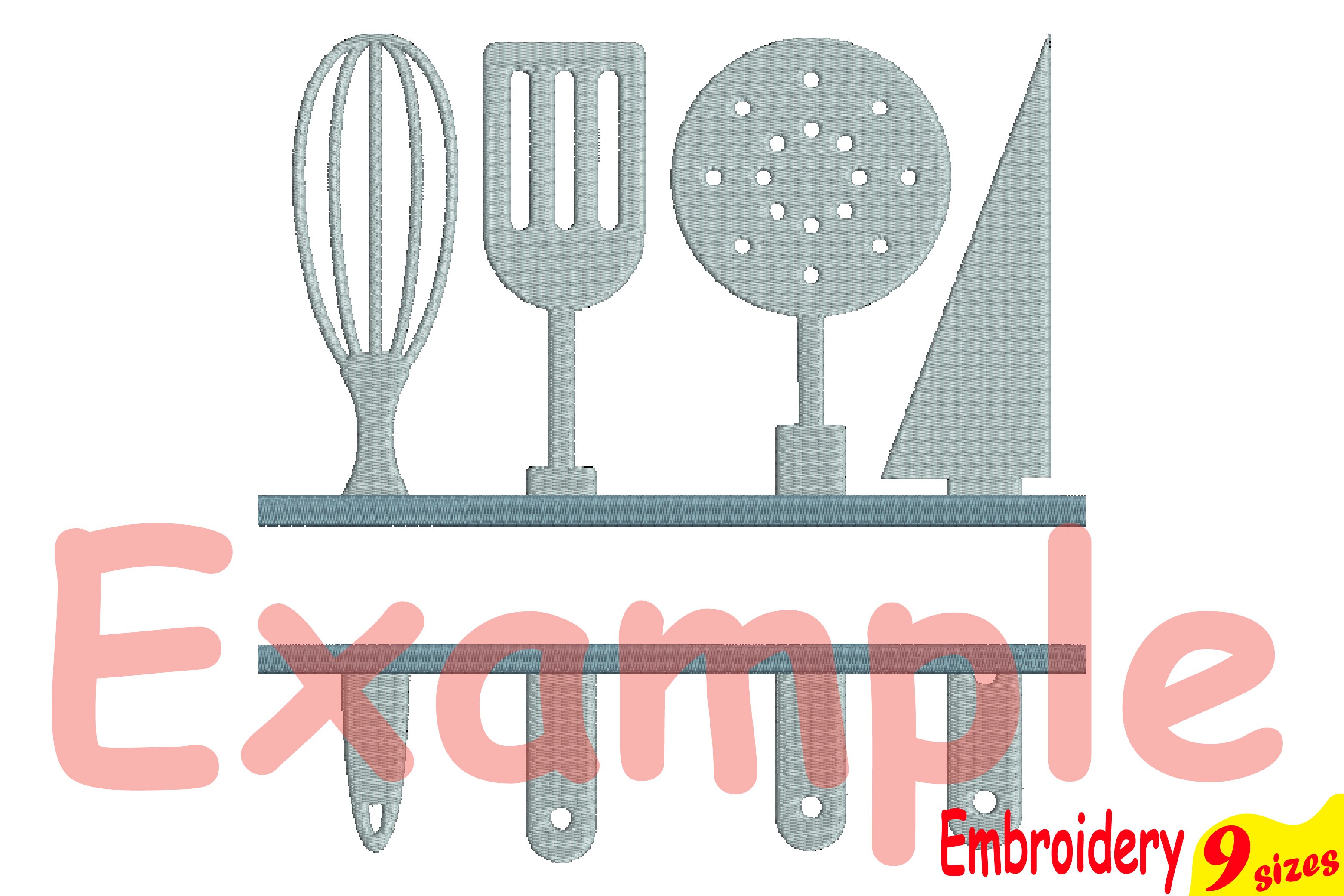 Split Kitchen Designs for Embroidery Machine Instant Download ...