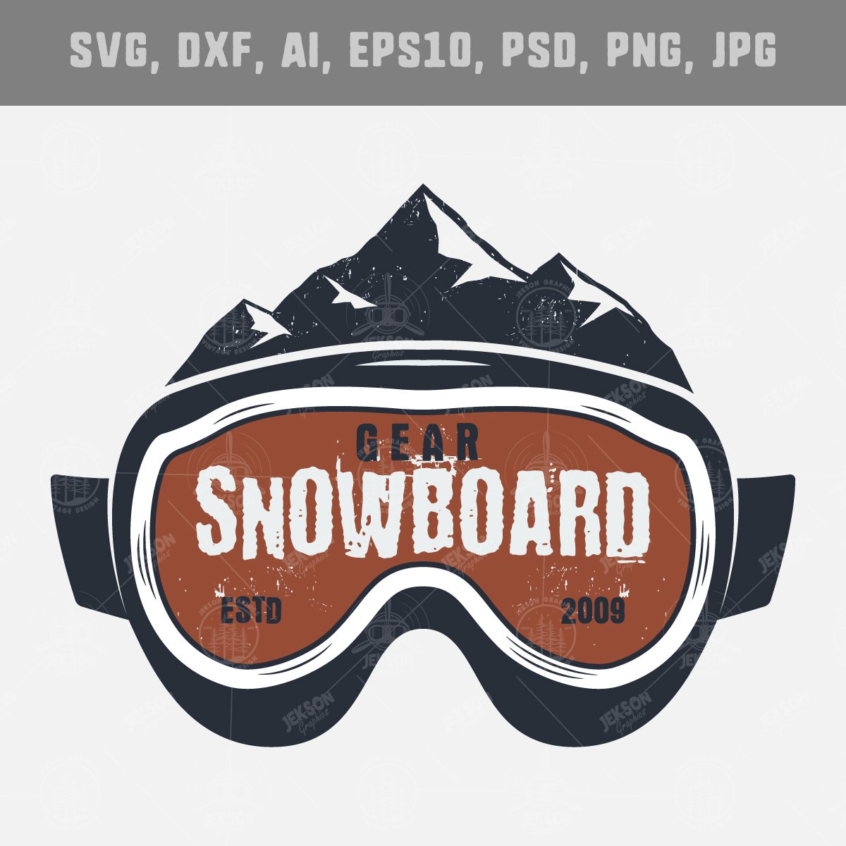 Retro Snowboarding Logo / Winter Activity Badge SVG / Patch (199356 ...