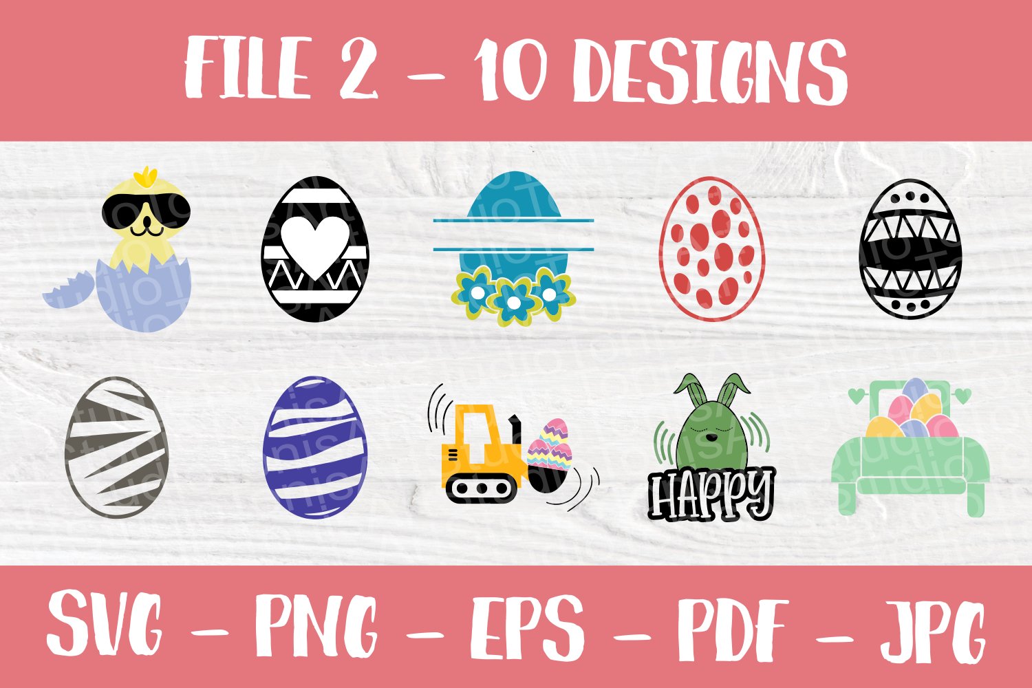 Egg SVG Bundle | Easter Eggs | Egg Silhouette | Egg Clipart (513543 ...