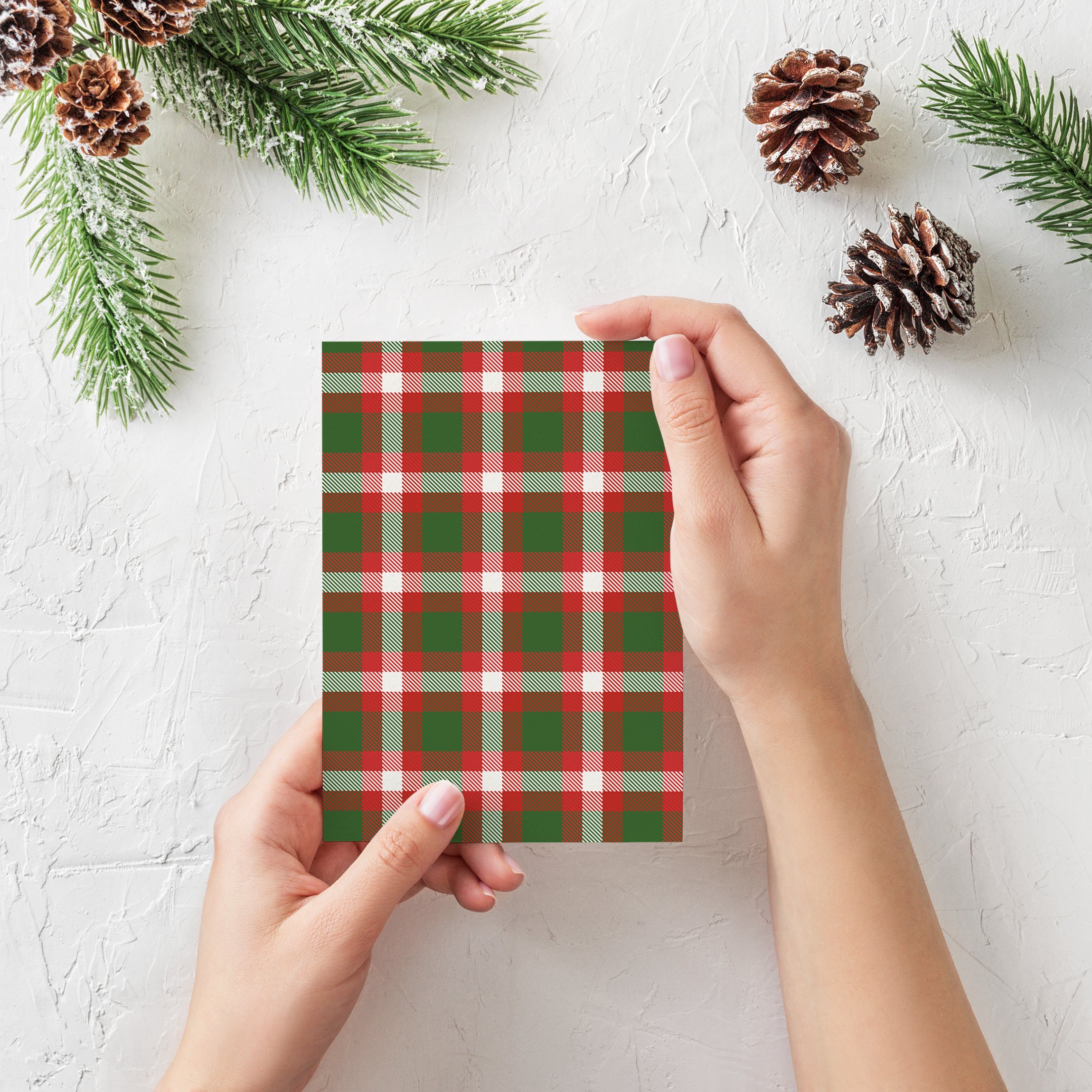 20 Christmas Plaid Digital Papers (47010) | Patterns | Design Bundles