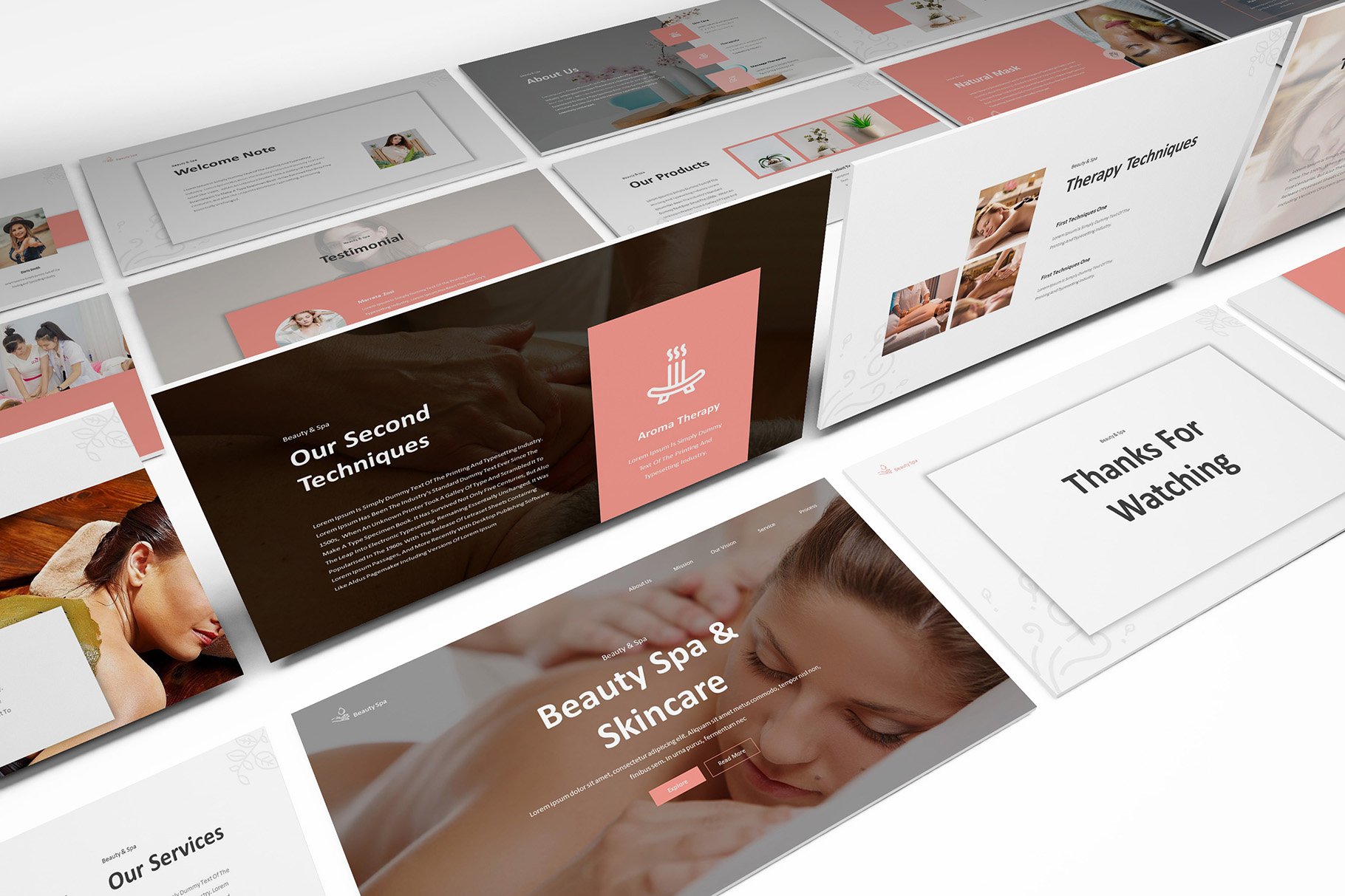 Beauty Spa Powerpoint Template (434995) | Presentation Templates ...