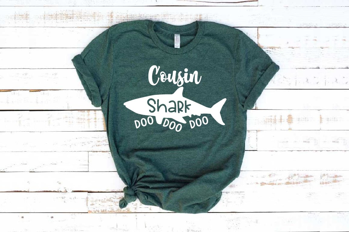 Cousin Shark SVG Doo Doo Doo Family Birthday Sea World 1308S (227308 ...