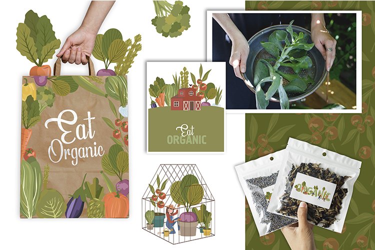 Organic life (362384) | Illustrations | Design Bundles