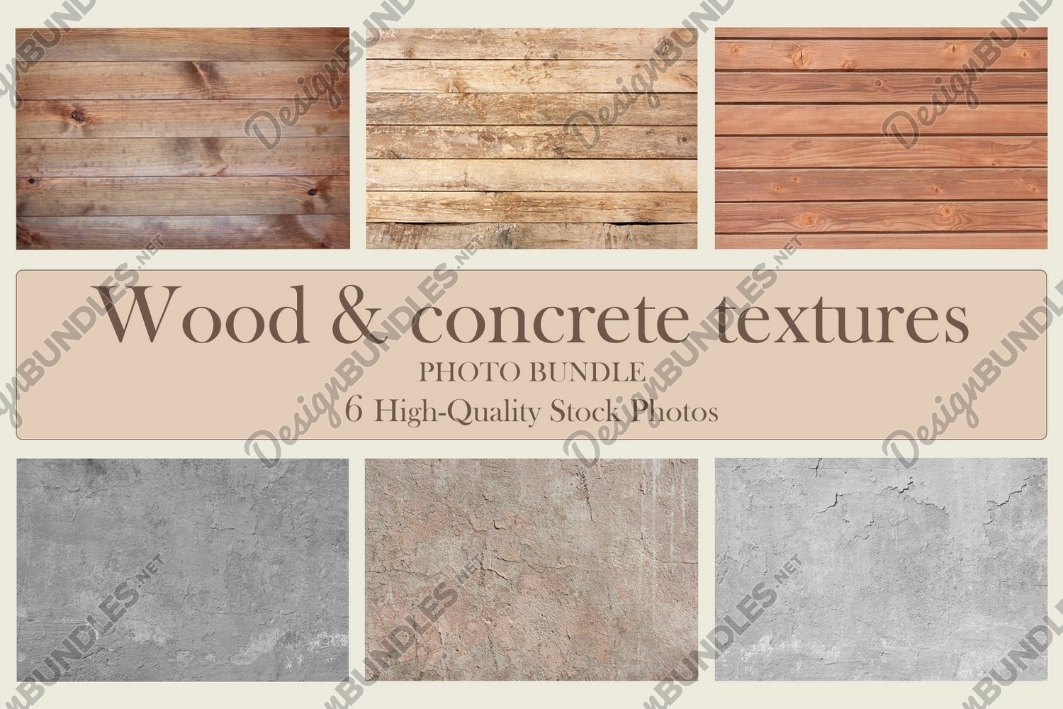 Wood and concrete textures photo bundle (1007367) | Textures | Design ...