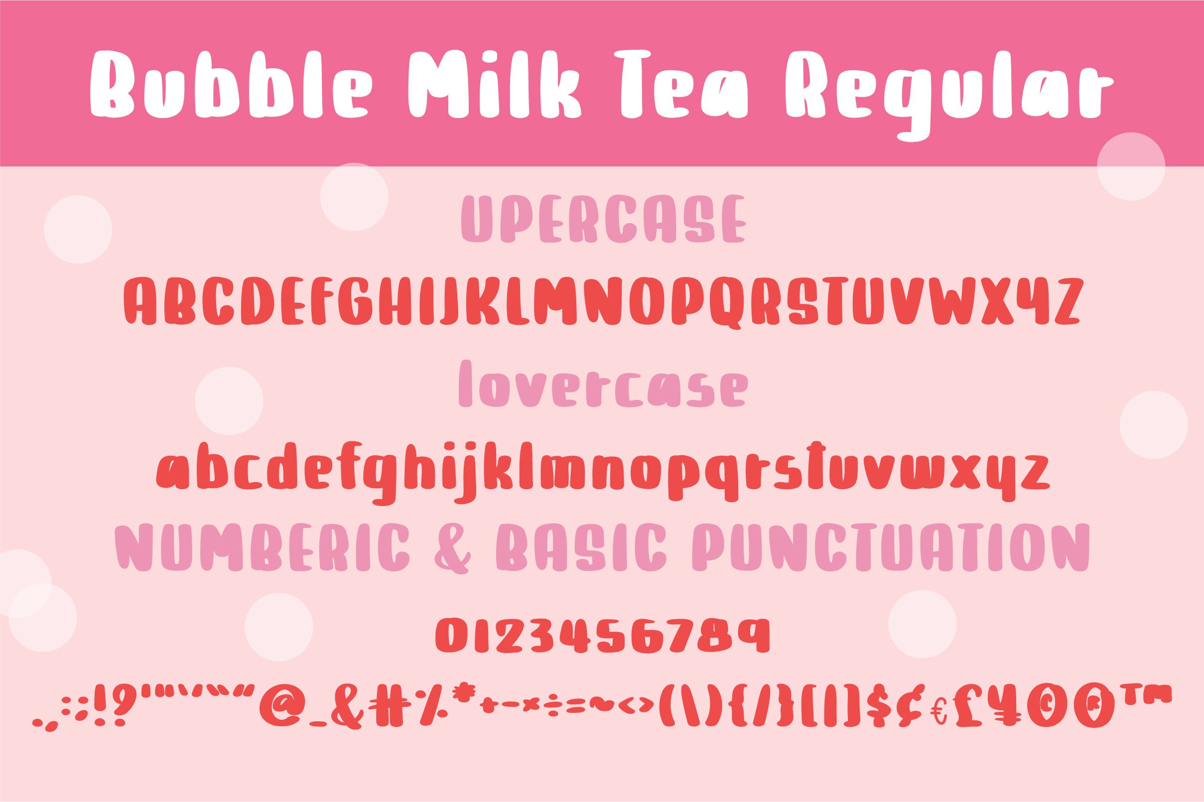 Bubble Milk Tea (545457) | Handwritten | Font Bundles